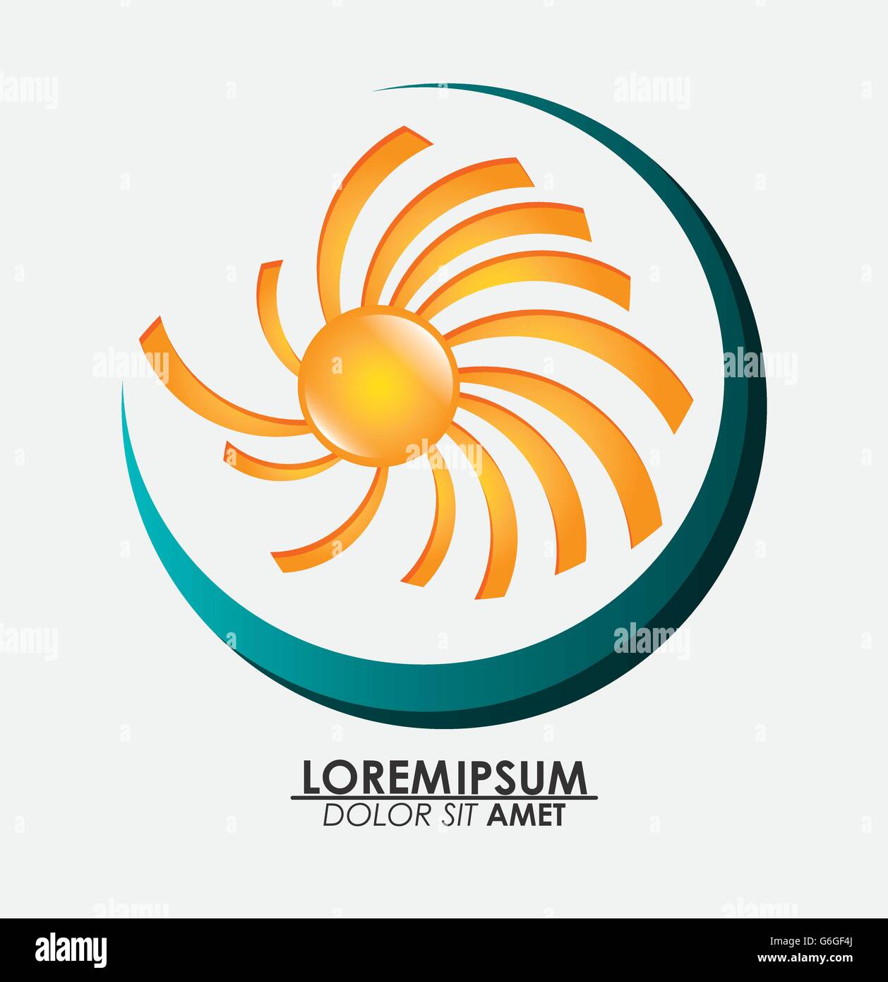 Icon of yellow sun, vector illustration Stock Vector Image & Art - Alamy