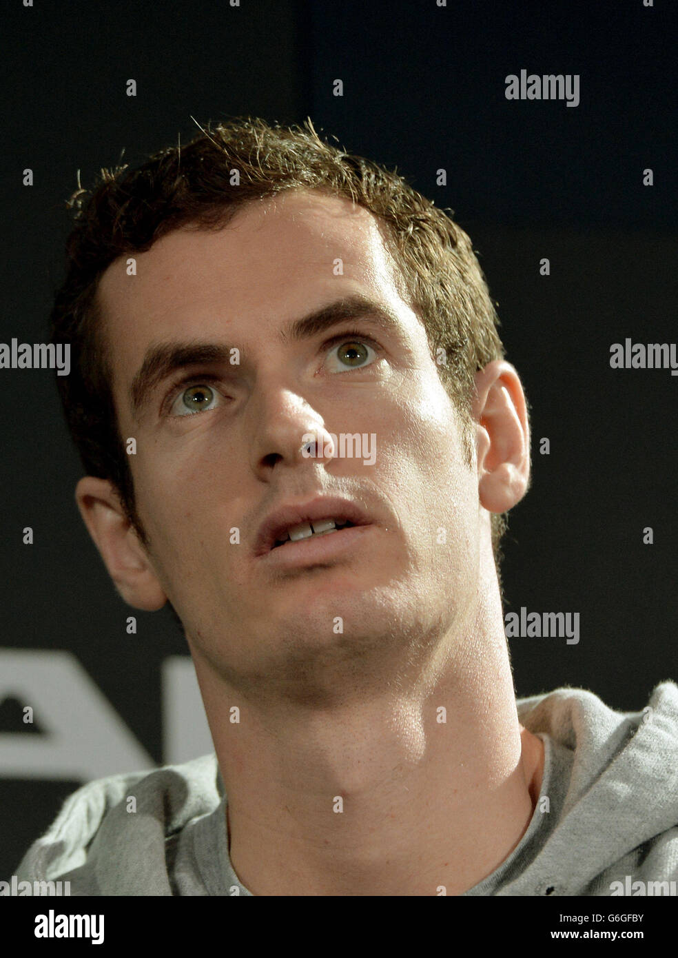 Andy murray during a photocall at the queens club hi-res stock ...