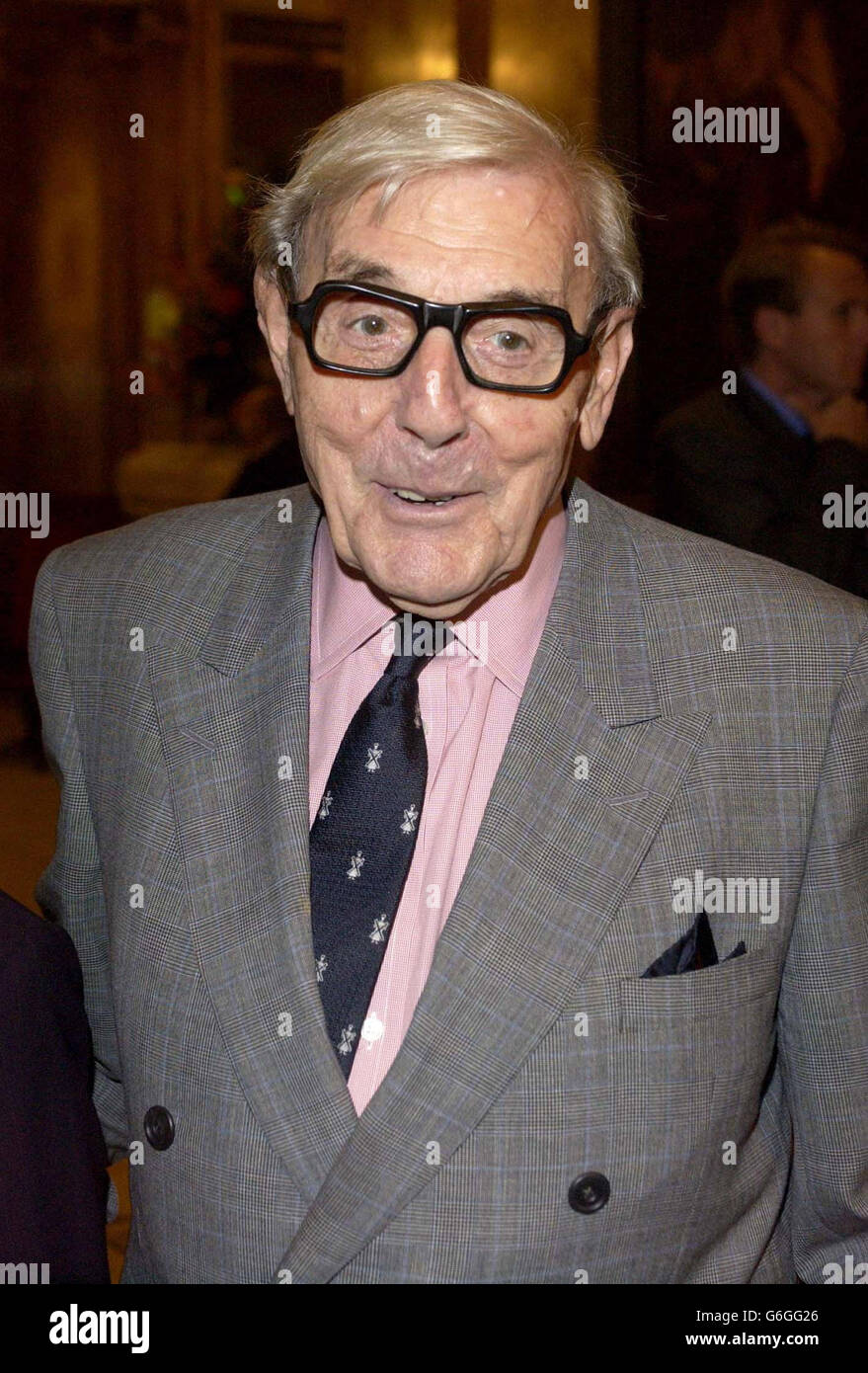 Entertainer Eric Sykes poses for photographers during the launch of his ...