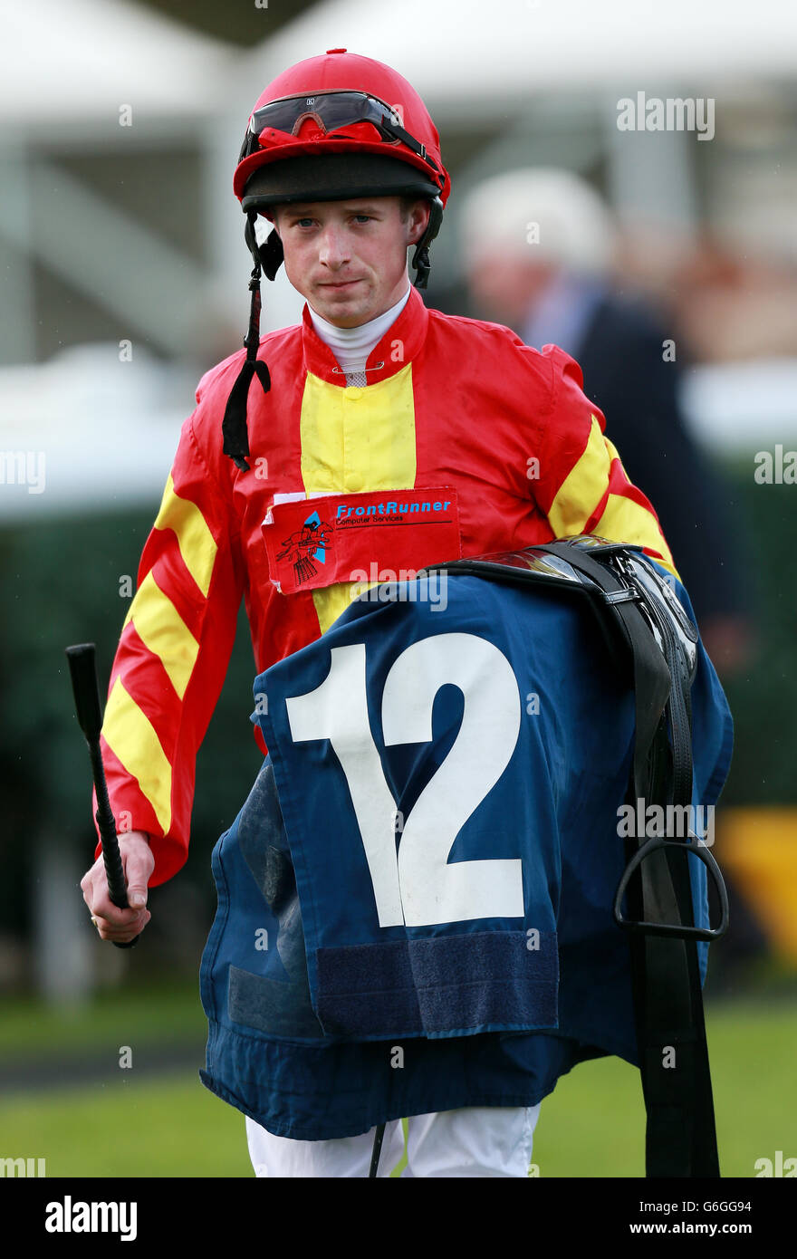 Jockey jack mitchell at newbury racecourse hi-res stock photography and ...