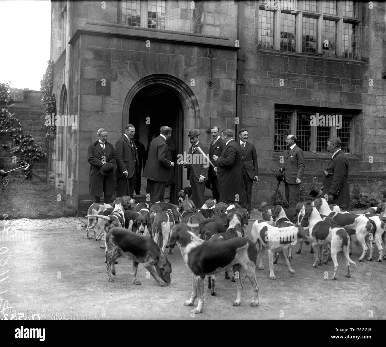 Royalty - King George V - Hoghton Towers Stock Photo - Alamy