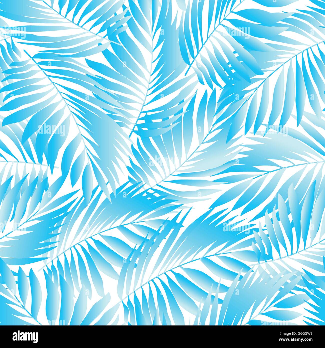 Tropical aqua leaves in a seamless pattern Stock Vector Image & Art - Alamy