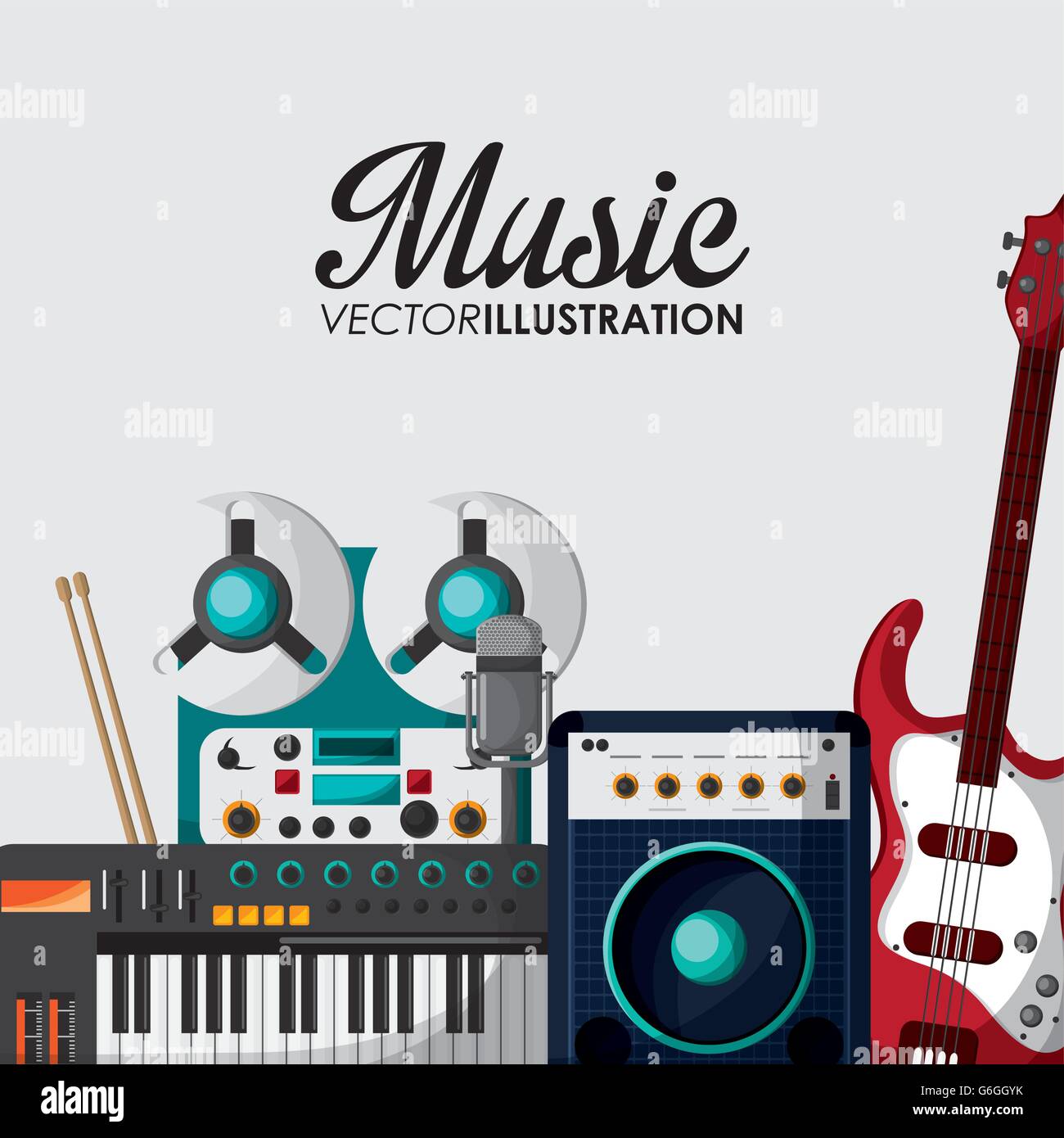 Music instrument design , vector illustration Stock Vector Image & Art ...