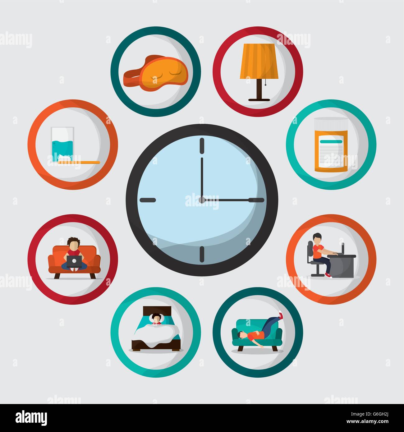 Rest and sleep design , vector illustration Stock Vector Image & Art ...