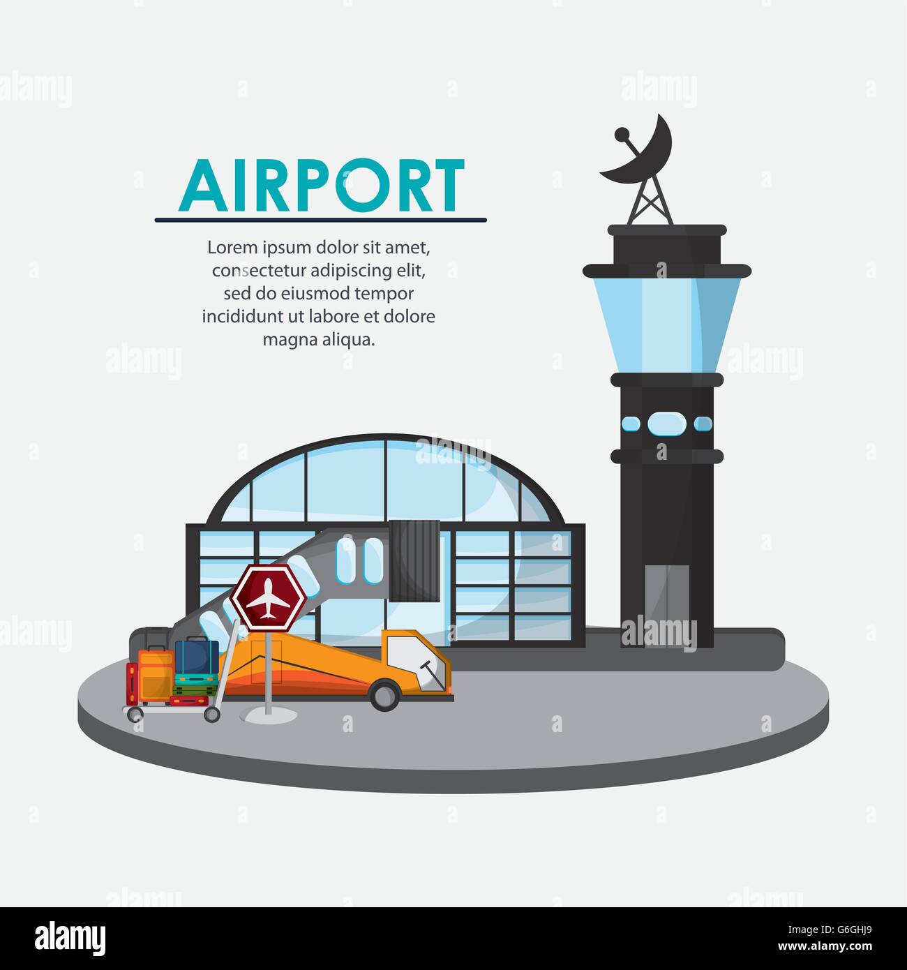 Airport icon design , vector illustration Stock Vector Image & Art - Alamy