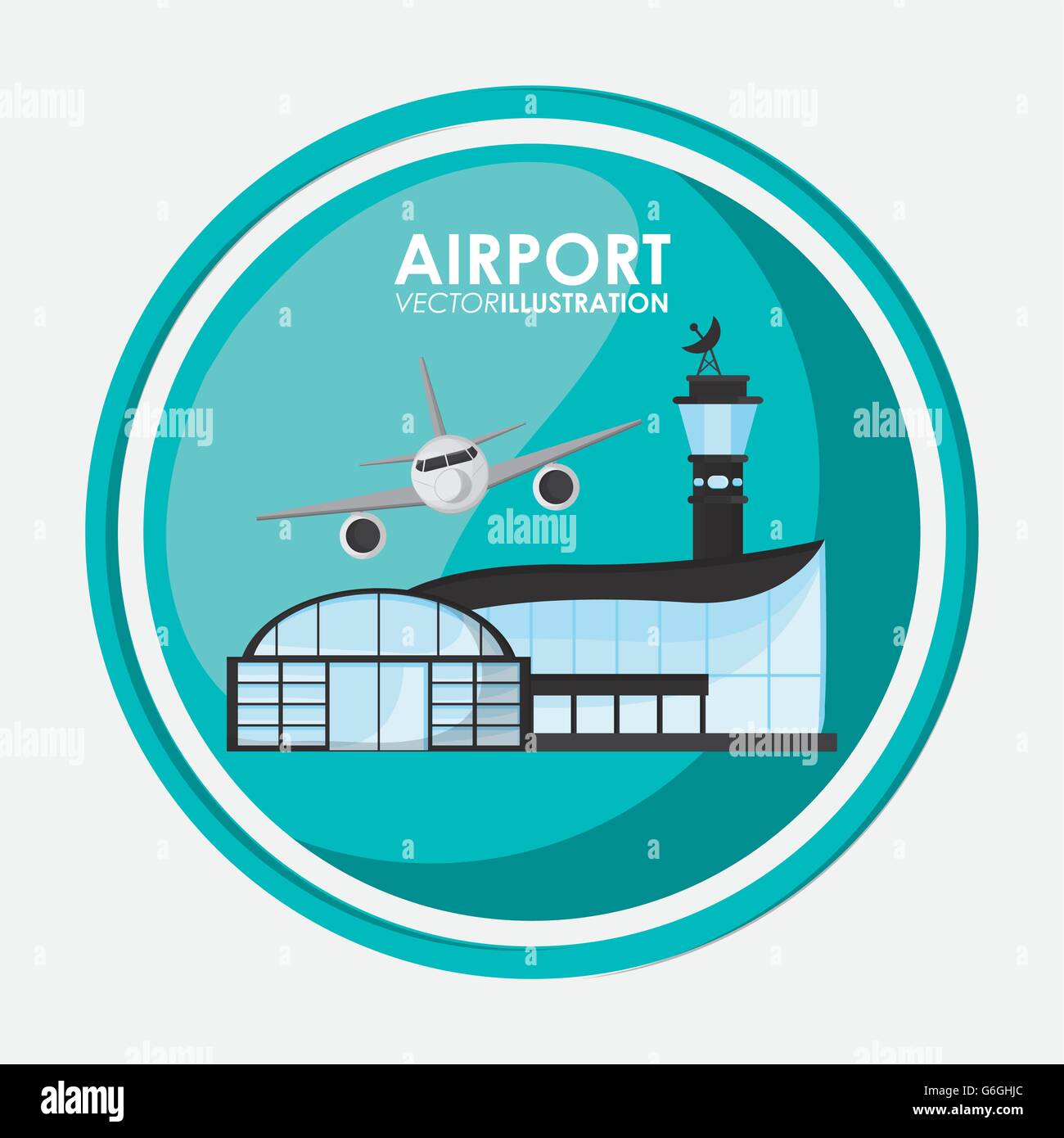 Airport icon design , vector illustration Stock Vector Image & Art - Alamy