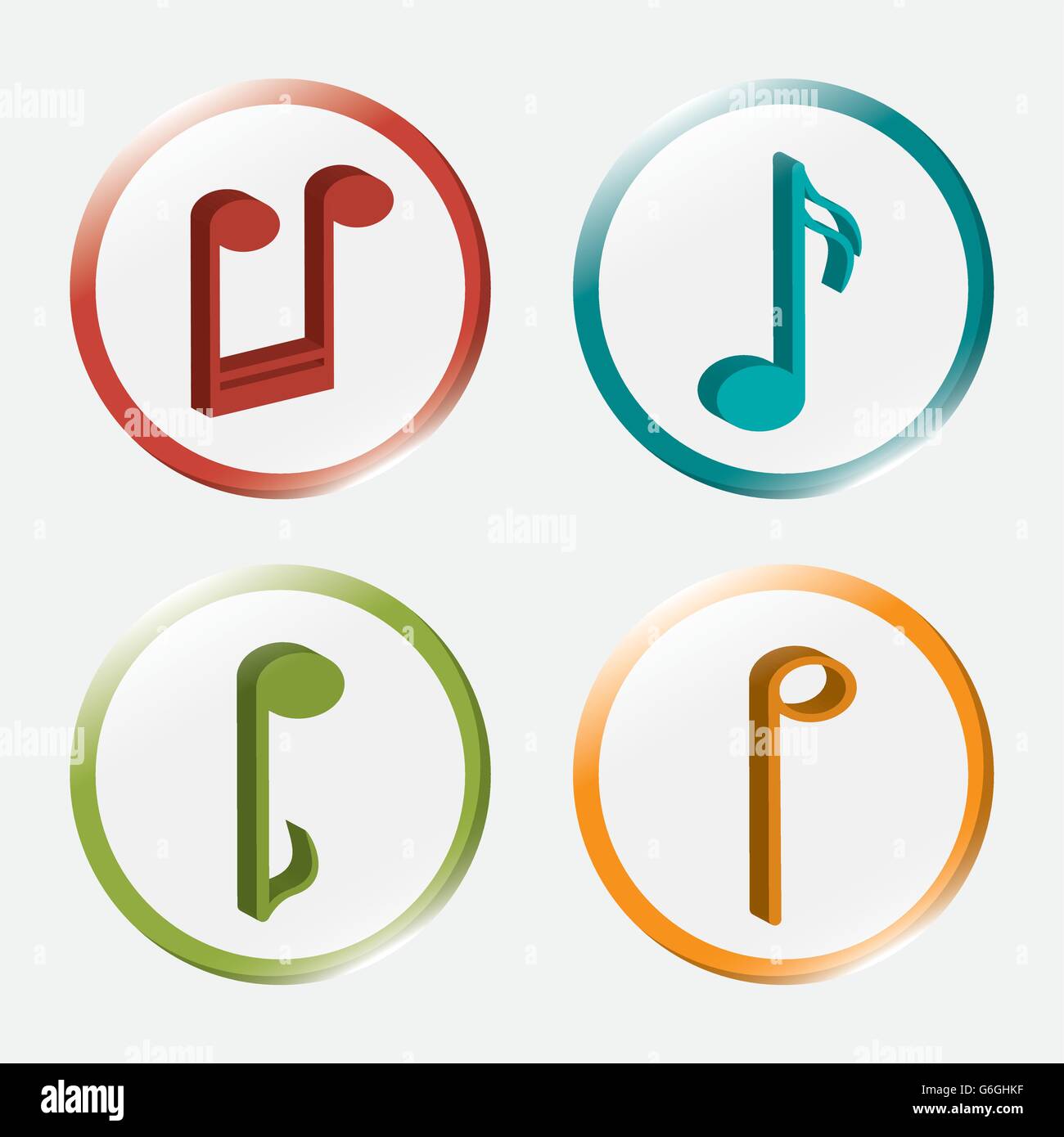 Music note design Stock Vector Image & Art - Alamy