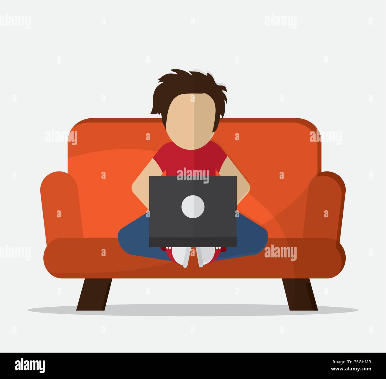 boy resting icon design, vector illustration Stock Vector Image & Art ...