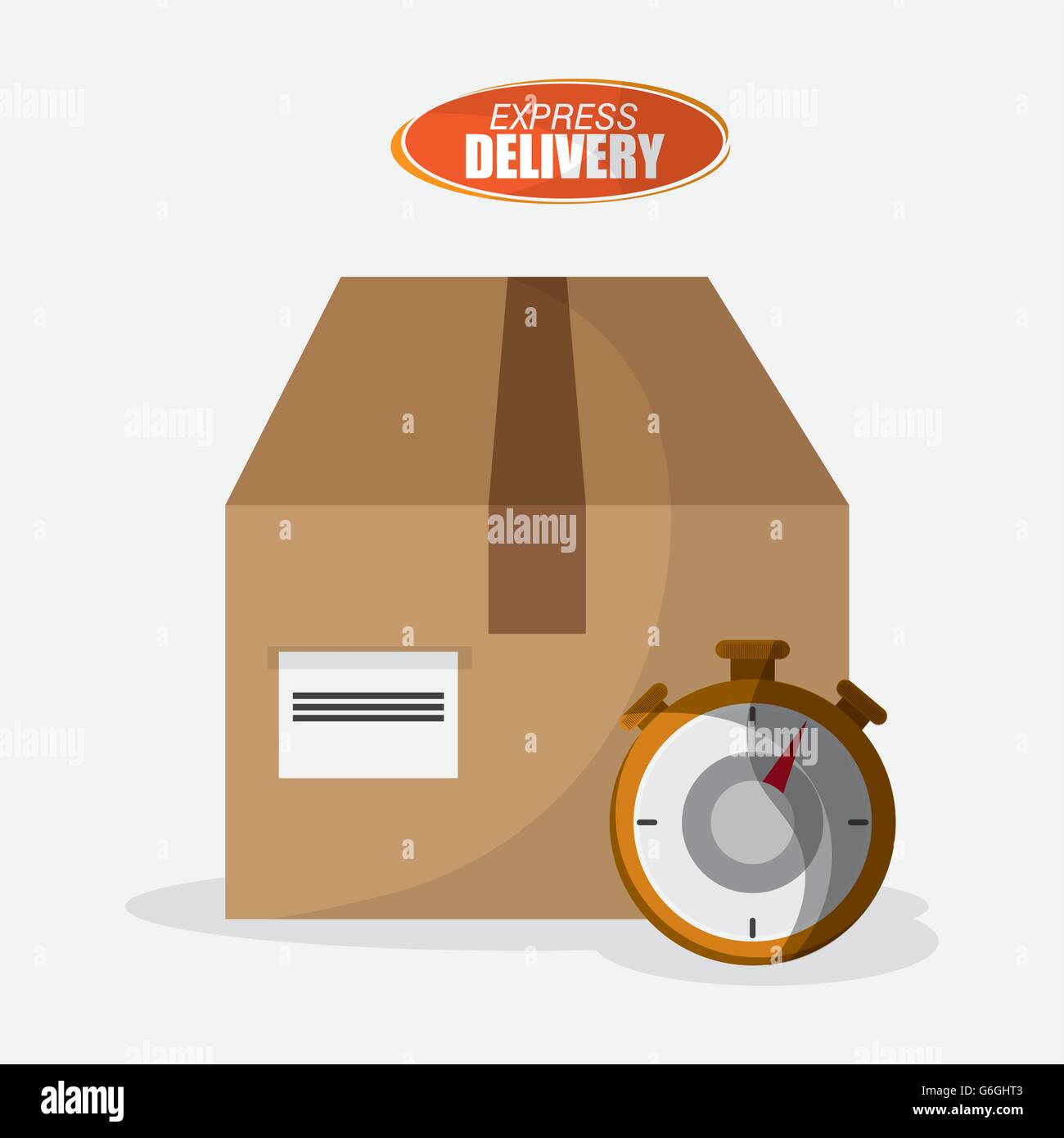 Express delivery box design , vector illustration Stock Vector Image ...