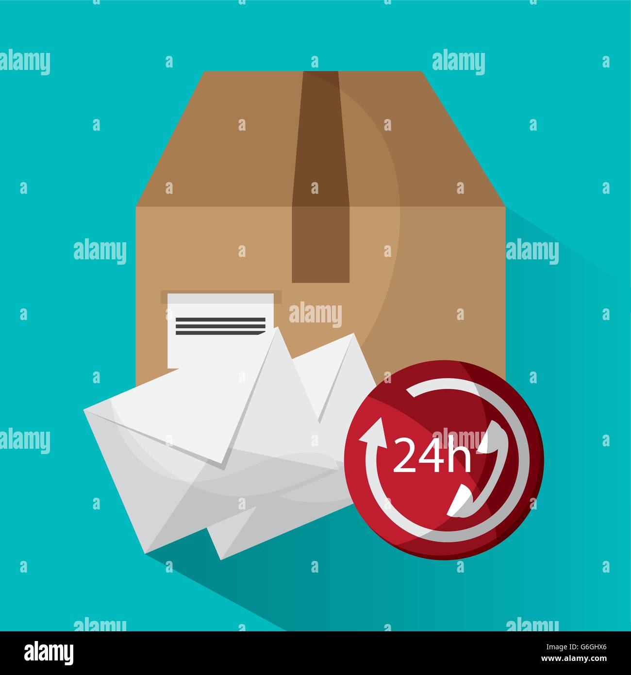 Express delivery box design , vector illustration Stock Vector Image ...