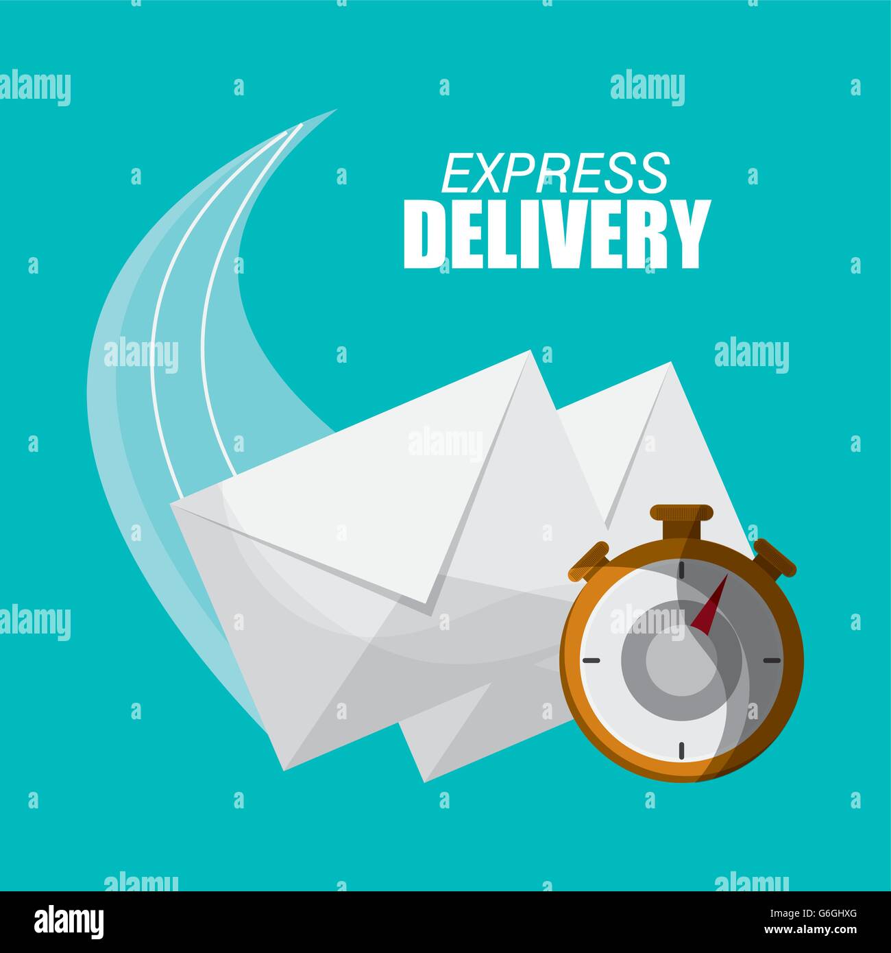 delivery and chronometer design , vector illustration Stock Vector ...