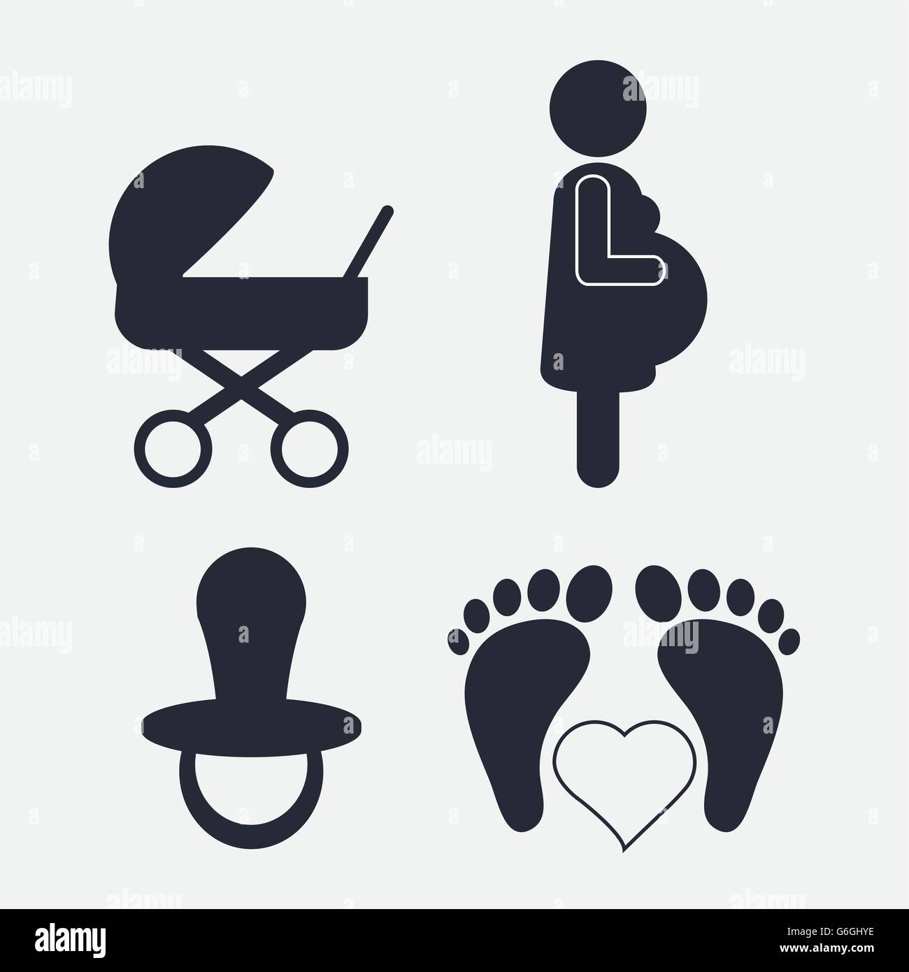 Pregnancy mother design, vector illustration Stock Vector Image & Art ...