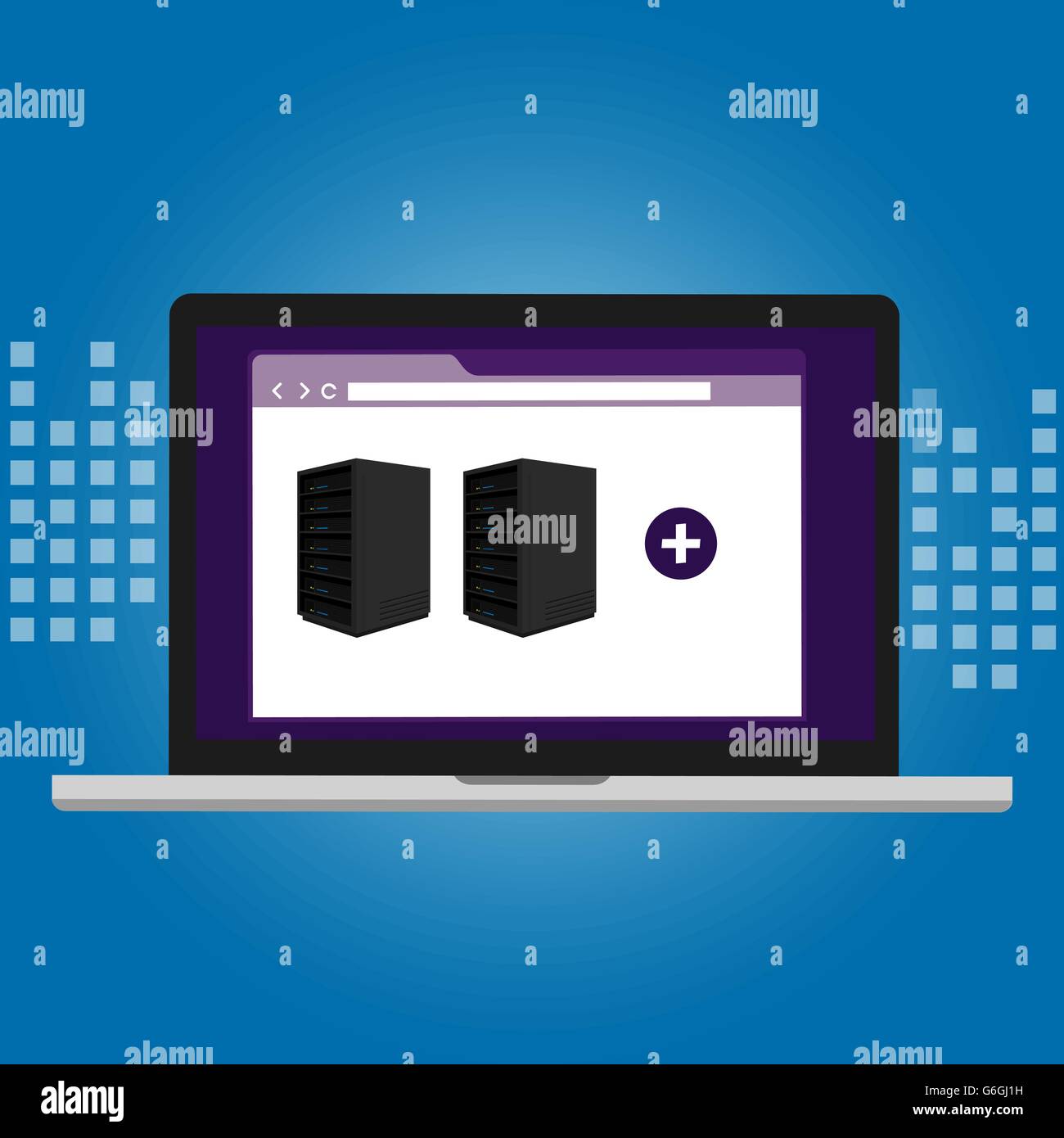 Virtual private cloud image Stock Vector Images - Alamy