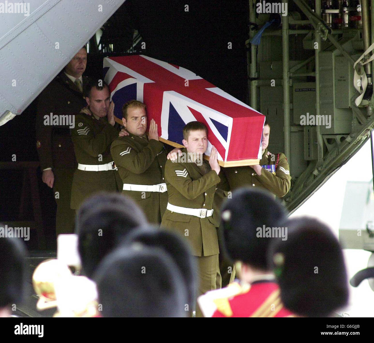 Coffin of Major Matthew Tucker Stock Photo - Alamy