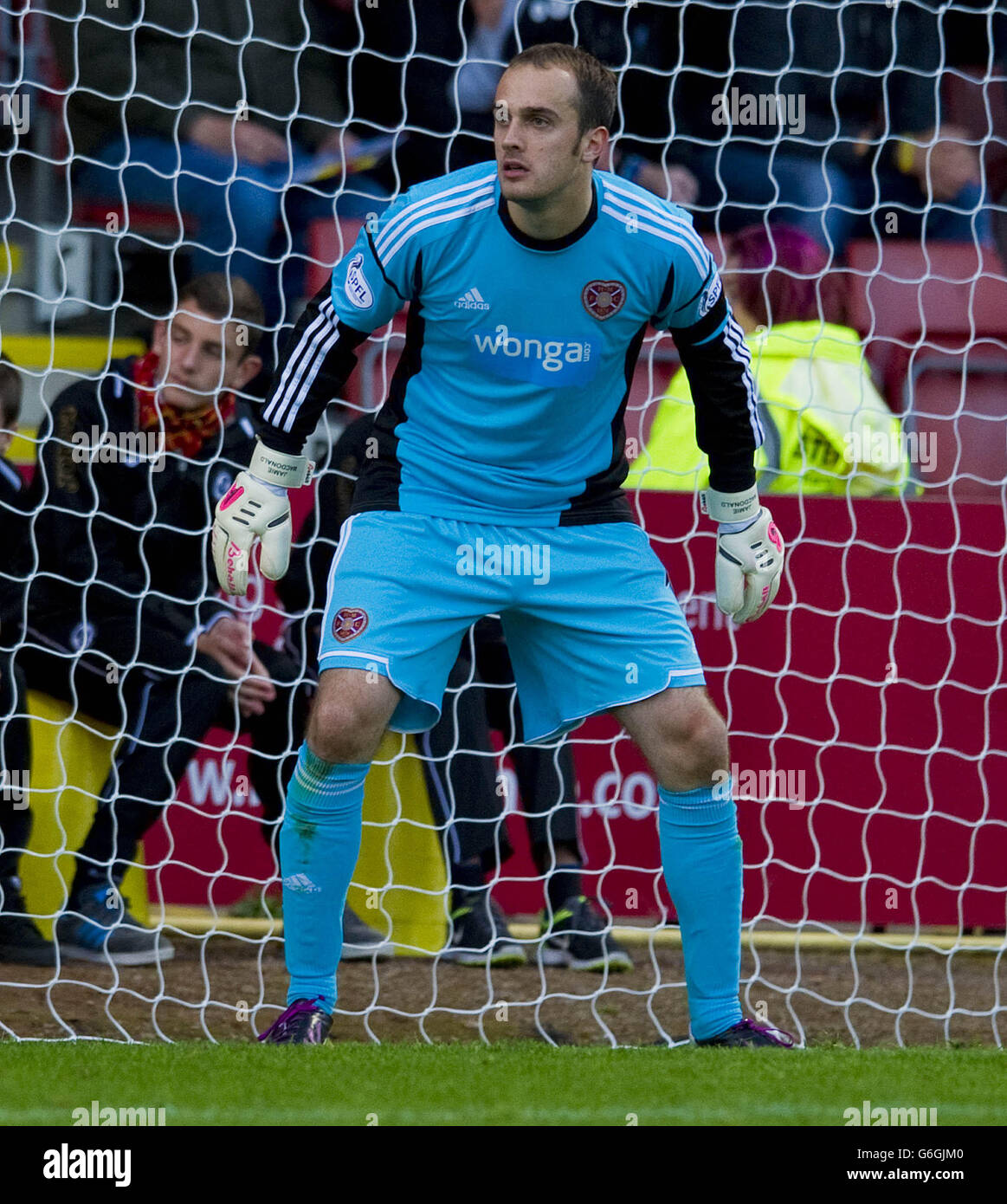 Hearts Jamie Macdonald during the Scottish Premiership match Firhill ...