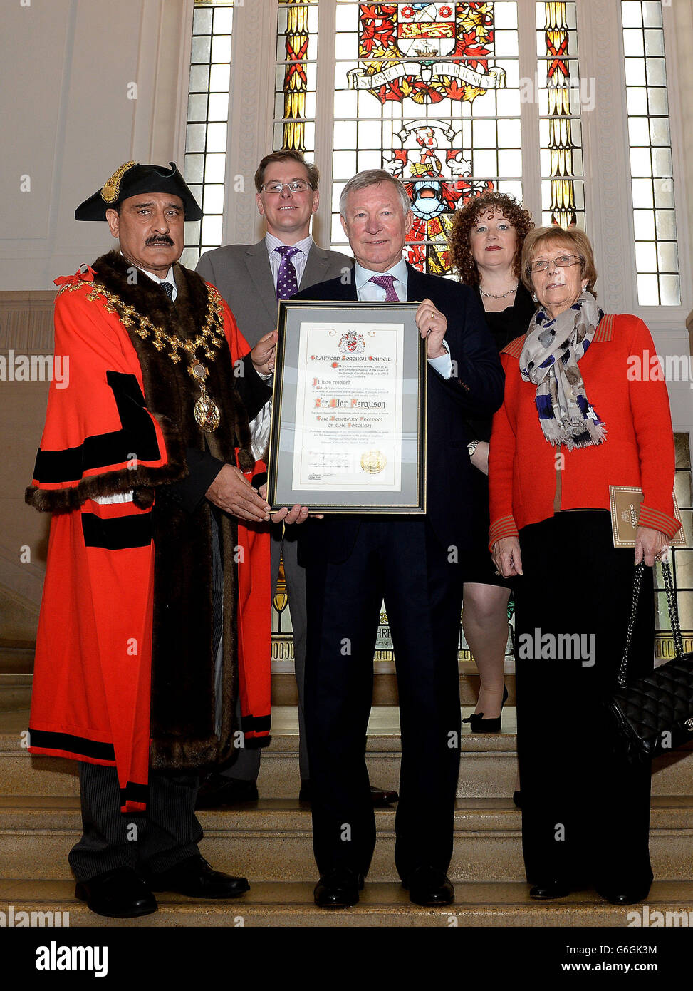 Soccer - Sir Alex Ferguson Freedom of the Borough of Trafford Photocall ...