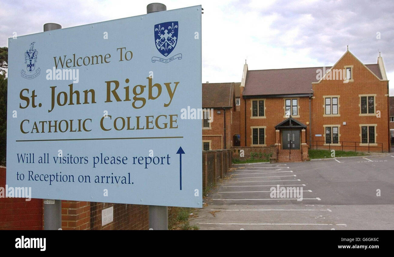 View of st john rigby catholic college in west wickham hi-res stock ...