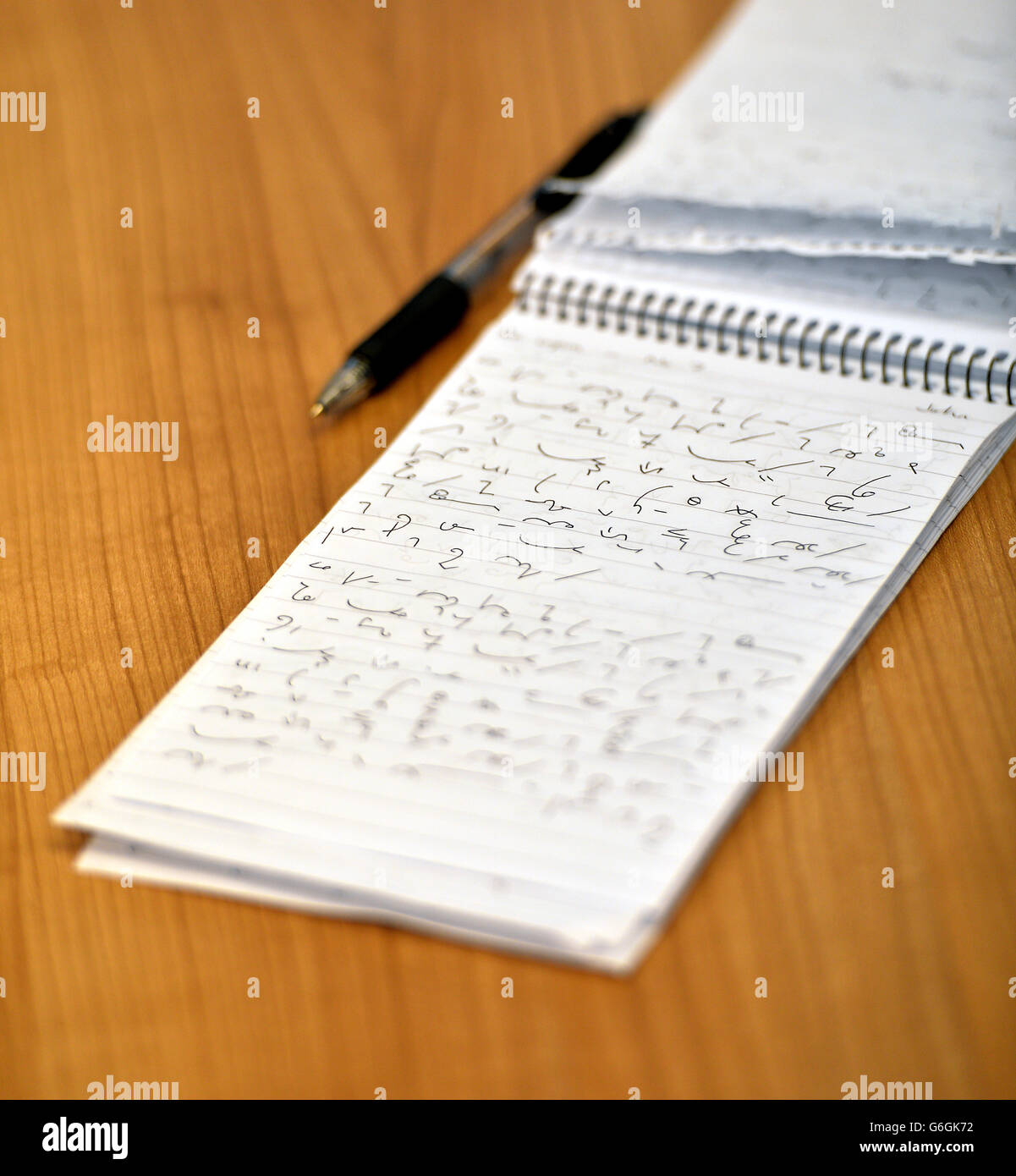 Shorthand hi-res stock photography and images - Alamy