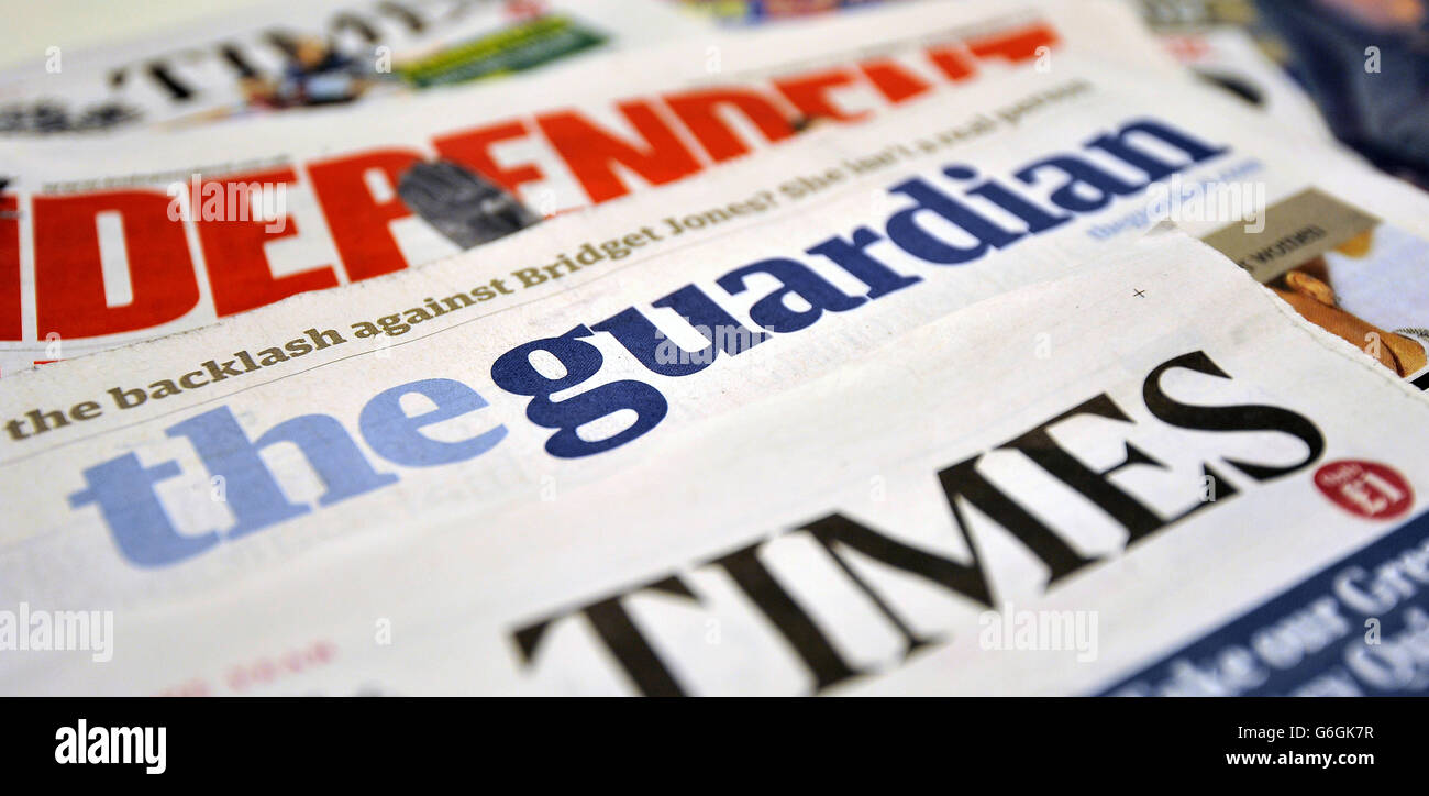 Newspaper newspapers headlines papers daily broadsheet broadsheets ...