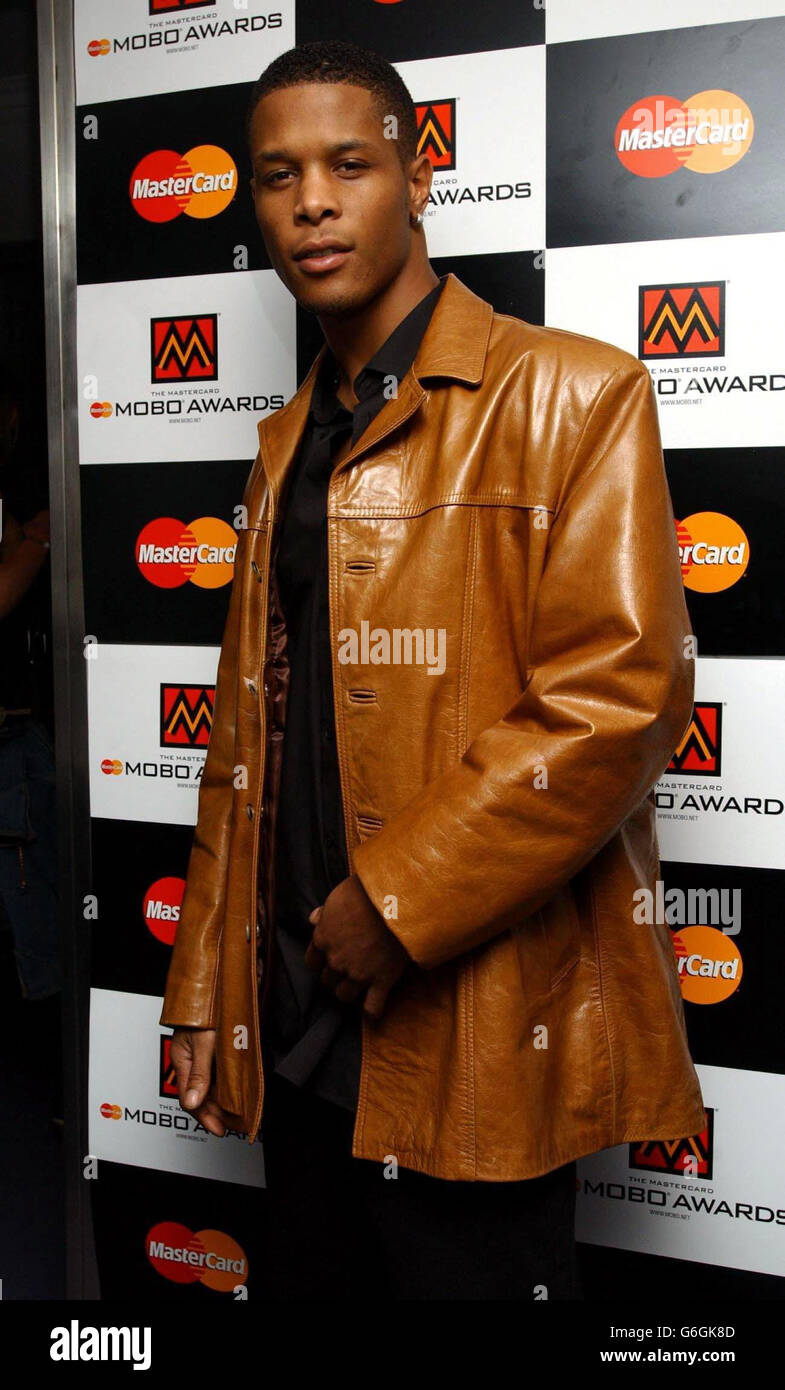 MOBO Awards 2003 press launch. Romeo from So Solid Crew arriving for ...