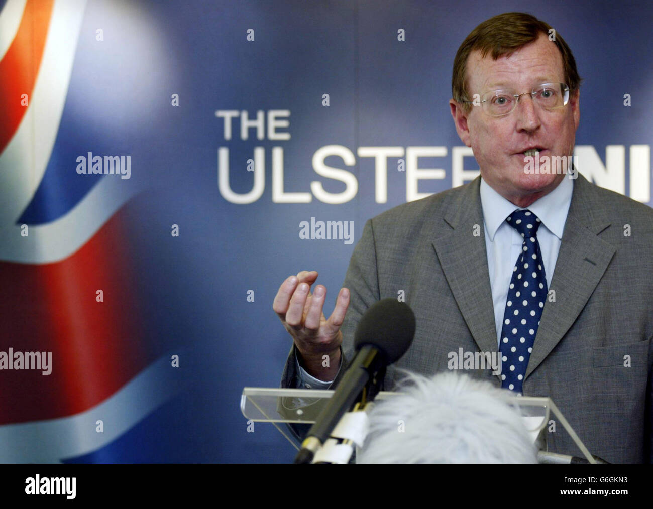 Ulster uup trimble agreement hi-res stock photography and images - Alamy