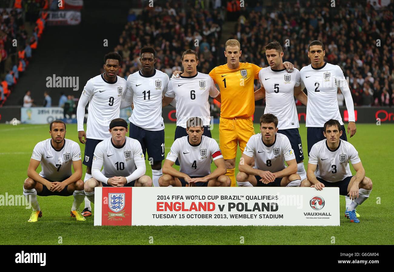 England team group top row left to right phil jagielka hi-res stock ...