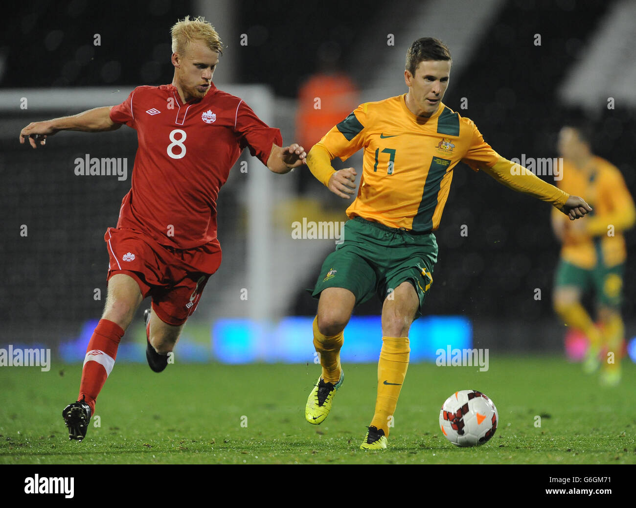 Australia's Matthew McKay (right) and Canada's Kyle Bekker (left ...