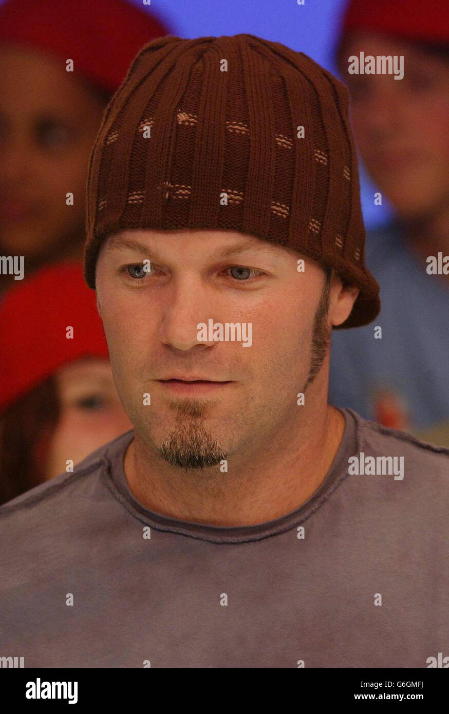Showbiz music celebrity television head shoulders beanie hat fred durst ...