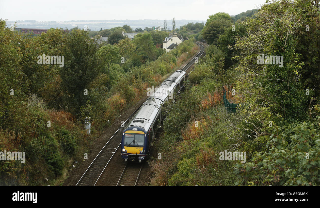 First group train scotland hi-res stock photography and images - Alamy