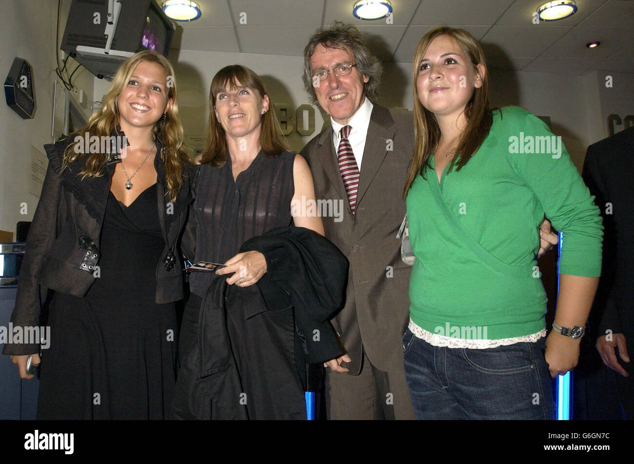 Griff Rhys Jones and his family arrive for the world charity premiere ...