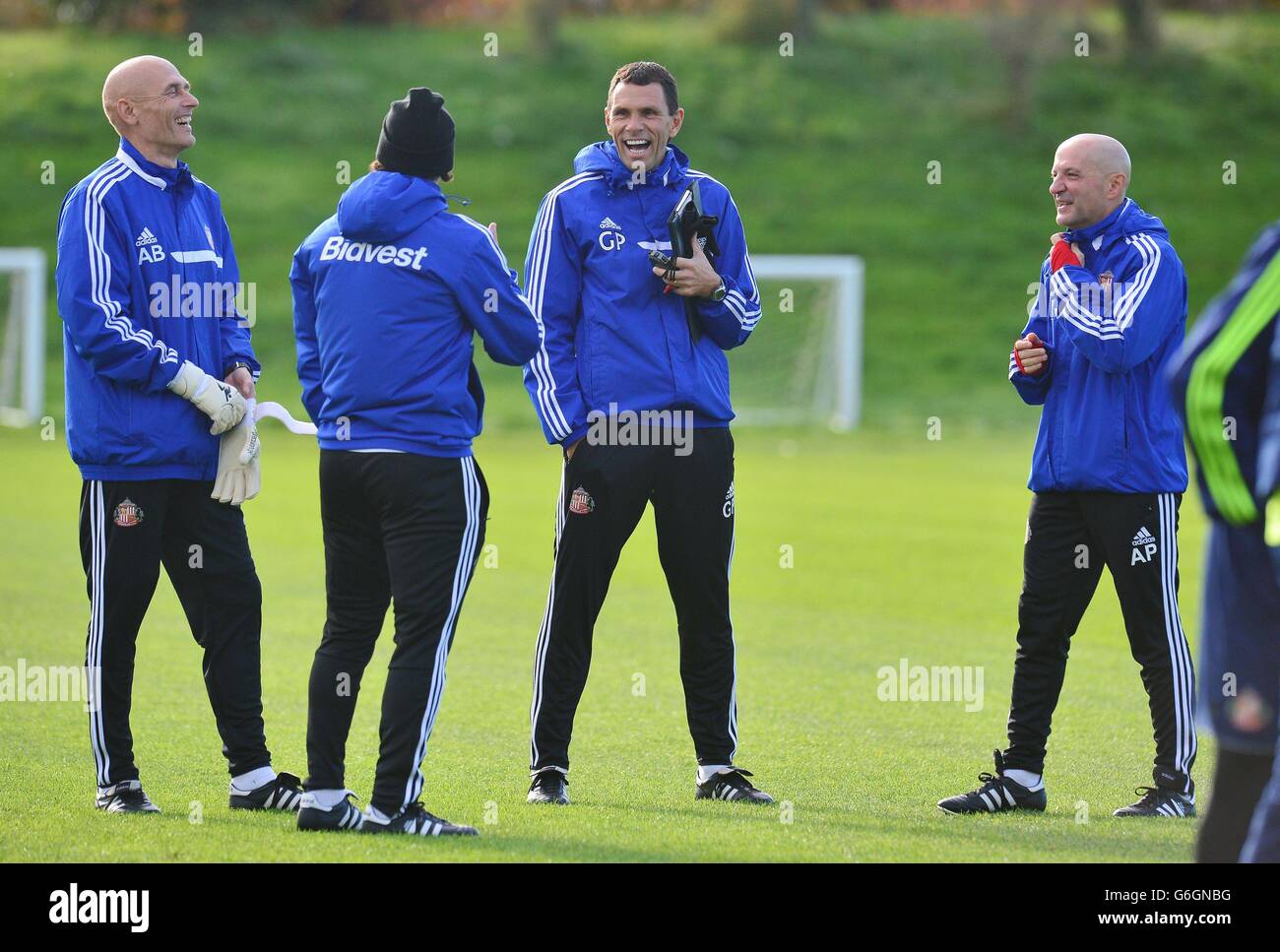 Soccer sunderland training academy of light hi-res stock photography ...