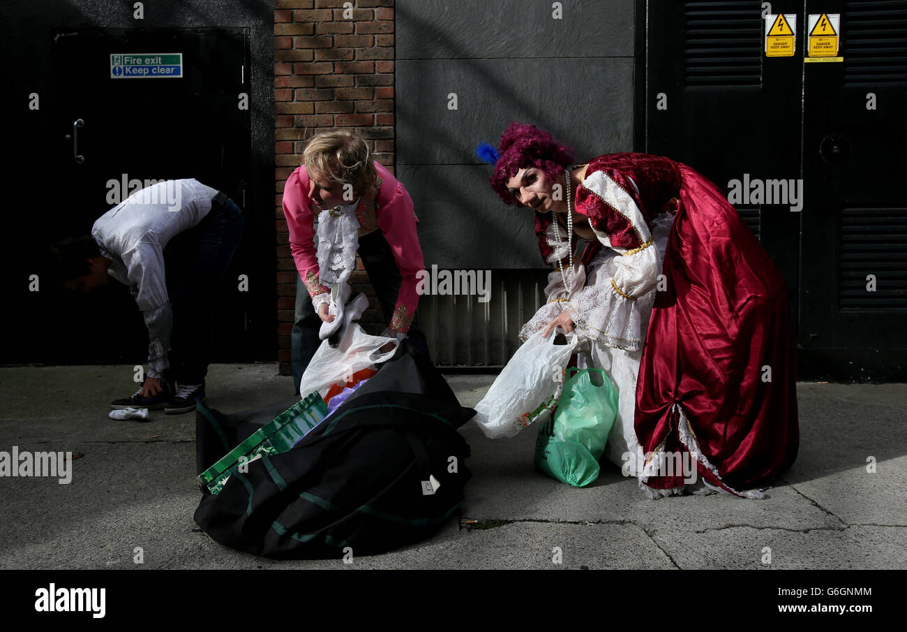 Royal Moscow Ballet dancers (from left) Prince Charming Vadim Lolenko ...