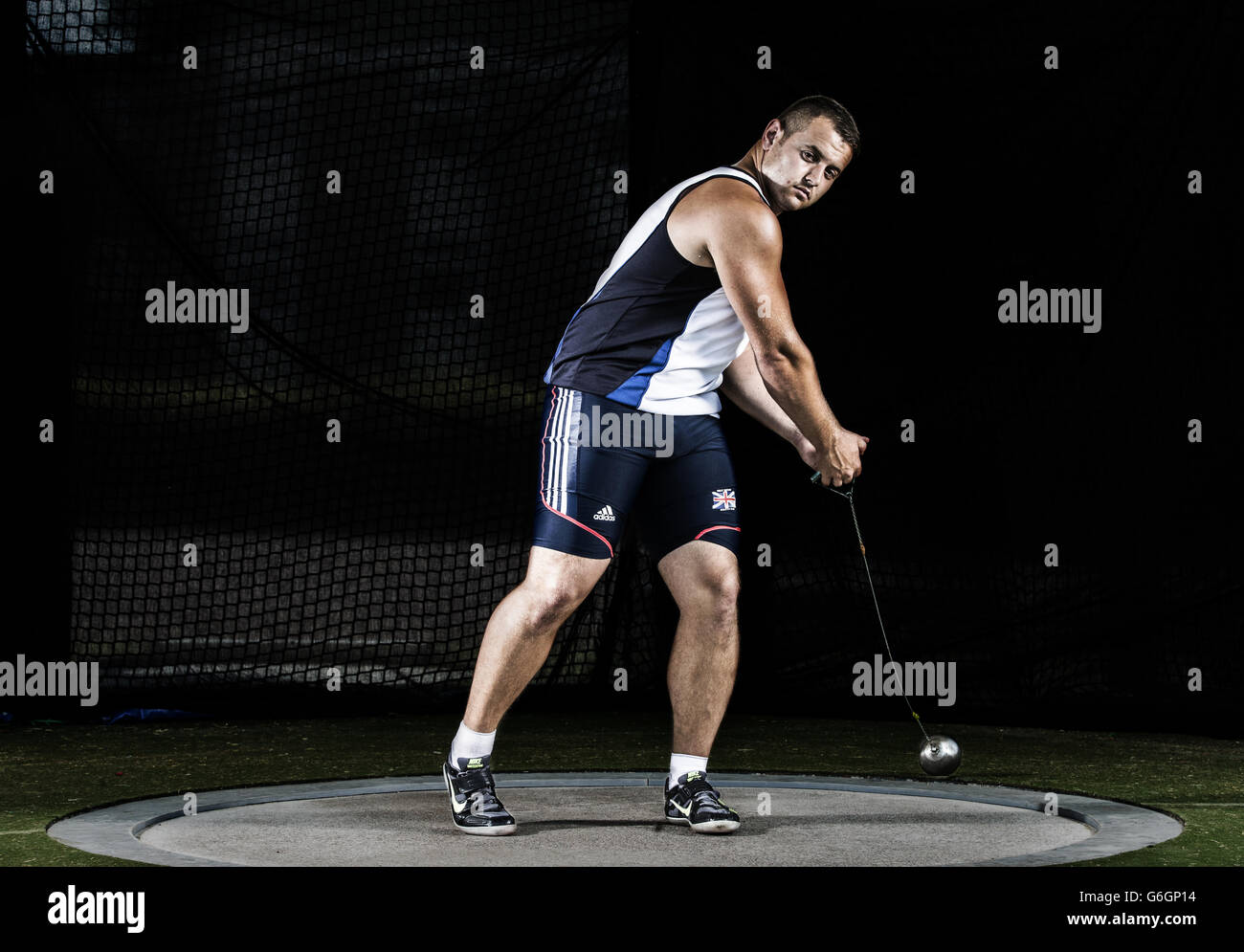 Hammer thrower Mark Dry. Highlands hammer thrower Mark Dry will have no ...