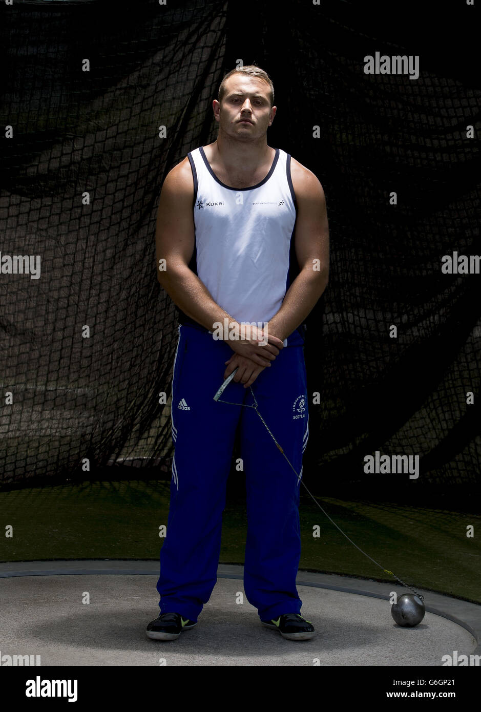 Hammer thrower Mark Dry. Highlands hammer thrower Mark Dry will have no ...