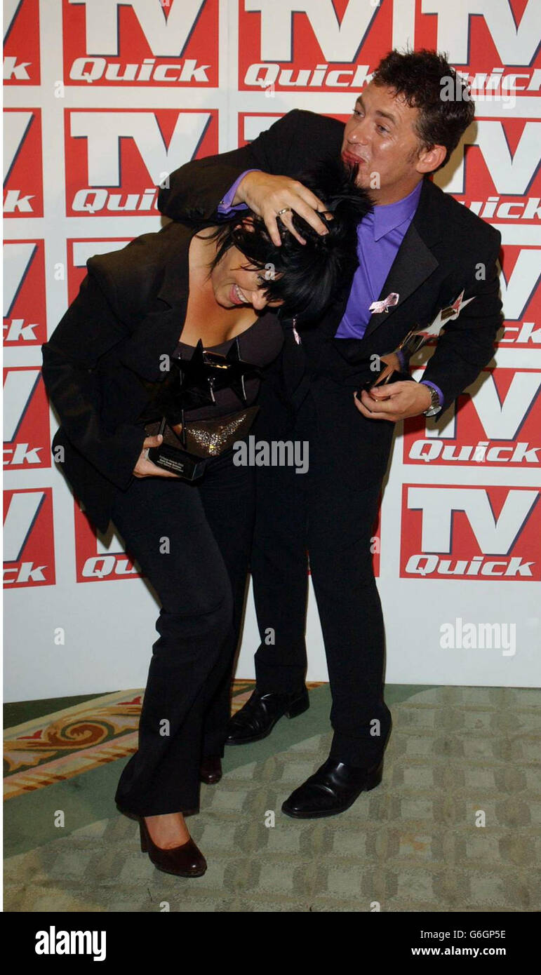 Eastenders Jessie Wallace With Her Best Soap Actress Award And Shane