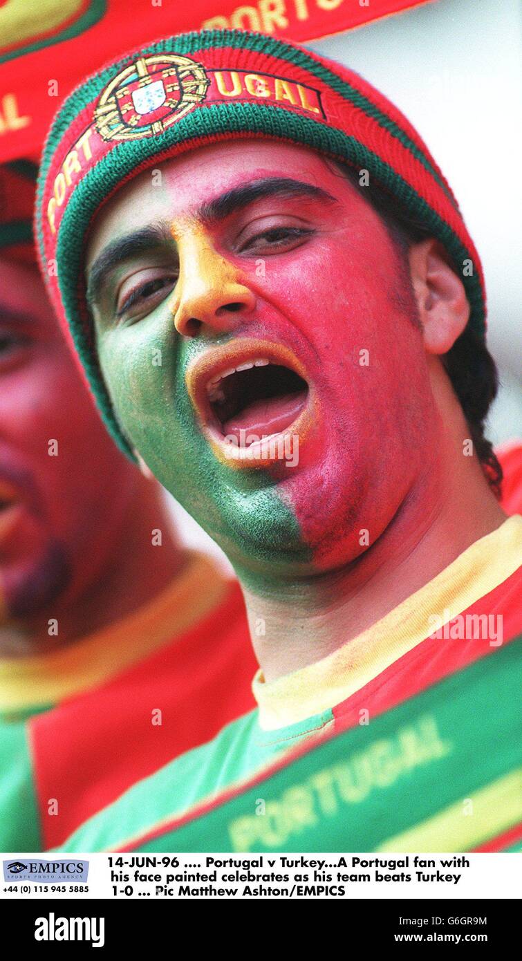 Soccer ... Euro 96 ... Portugal v Turkey Stock Photo - Alamy