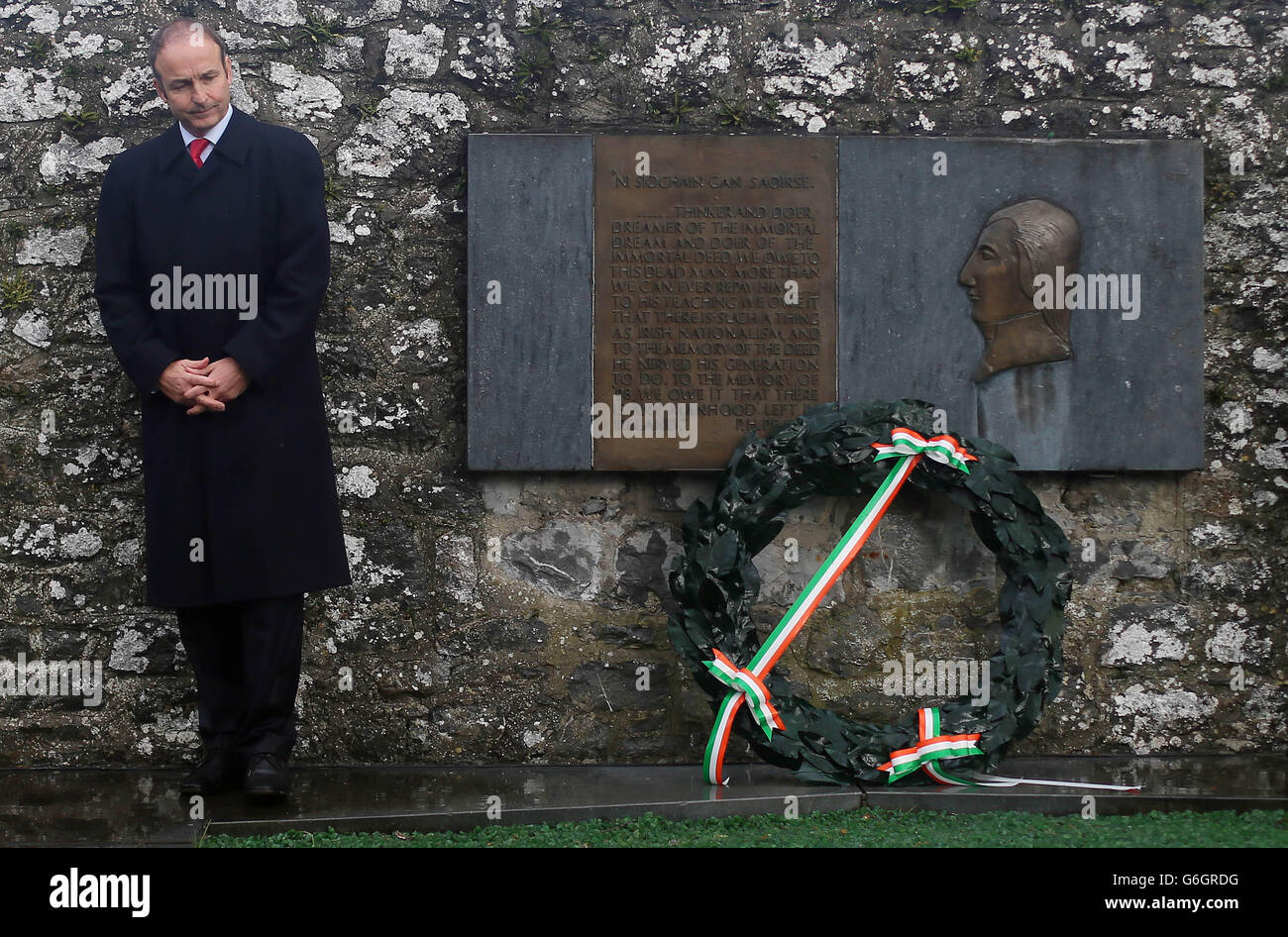 Annual Fianna Fail commemoration Stock Photo - Alamy