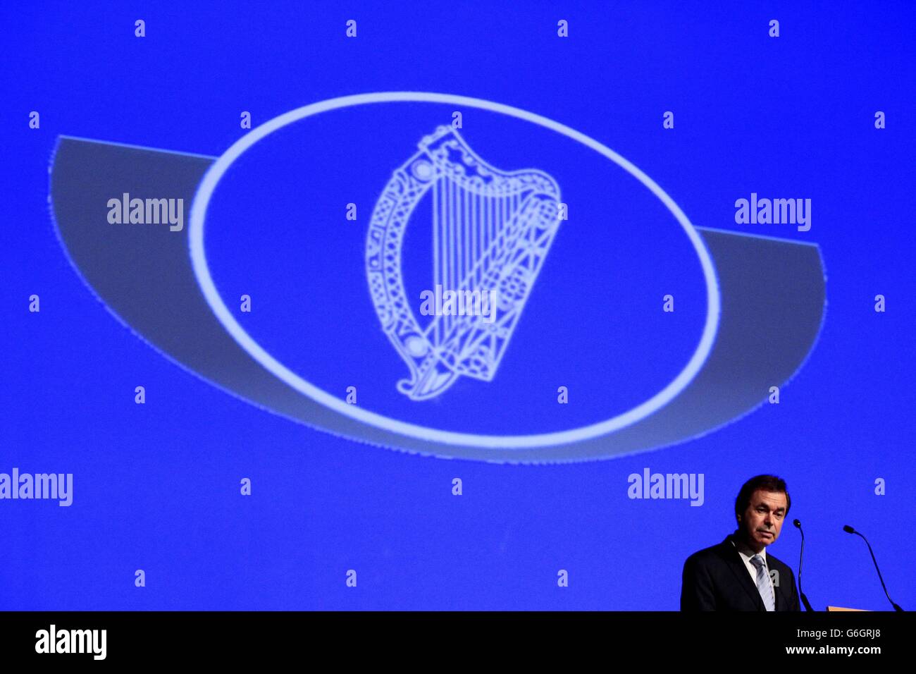 Minister for Justice, Equality, and Defence Alan Shatter TD, speaking ...