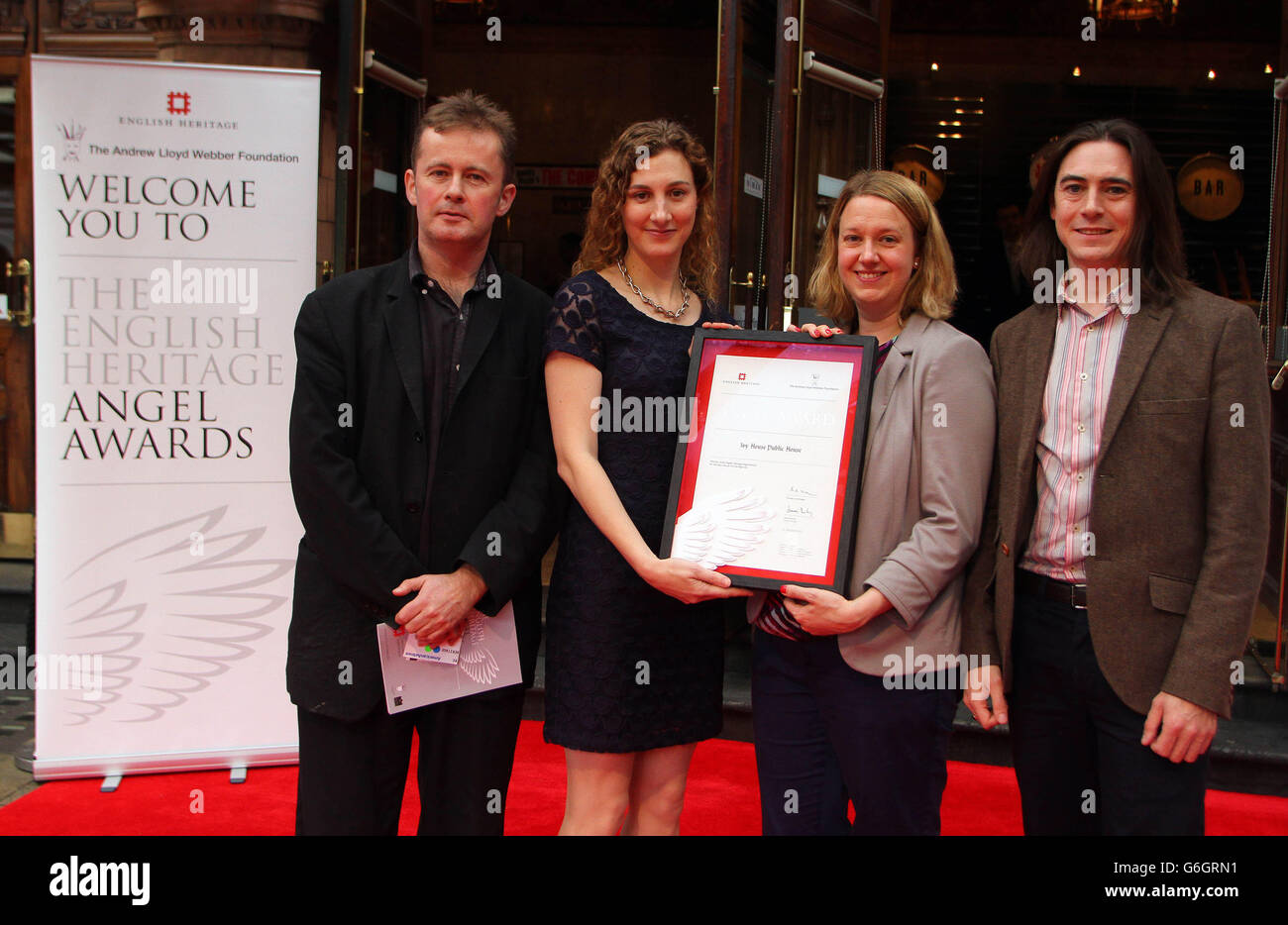 (Left to right) Hugo Simms, Emily Dresner, Tessa Blunden and Stuart ...