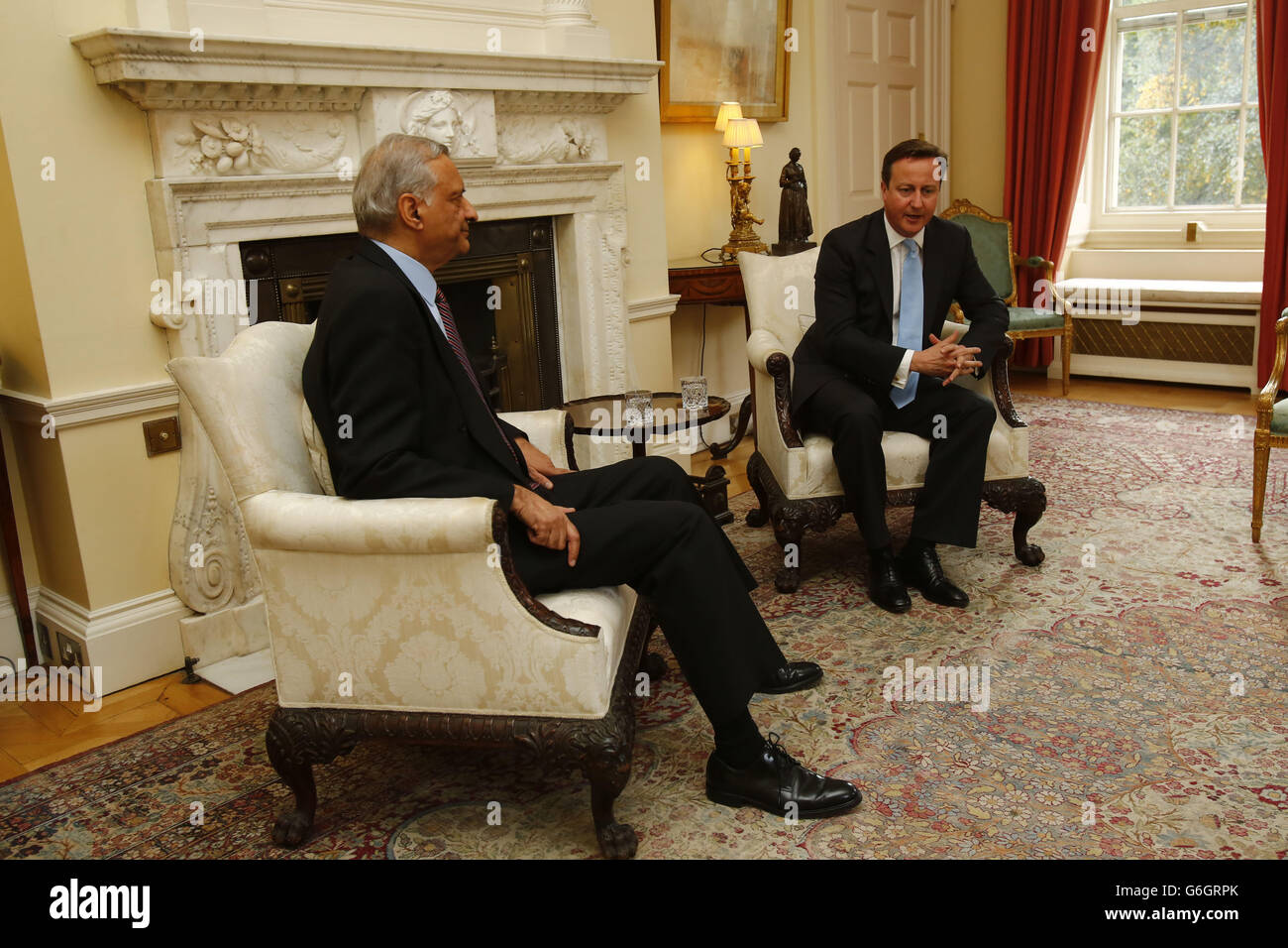 Prime Minister David Cameron and the Commonwealth Secretary-General ...