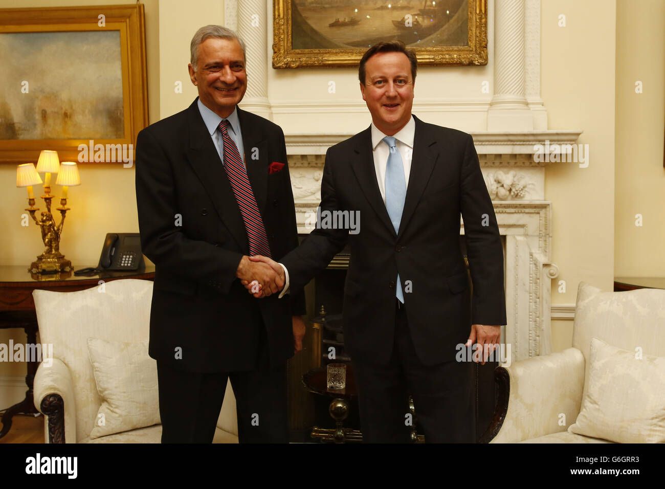 Prime Minister David Cameron and the Commonwealth Secretary-General ...