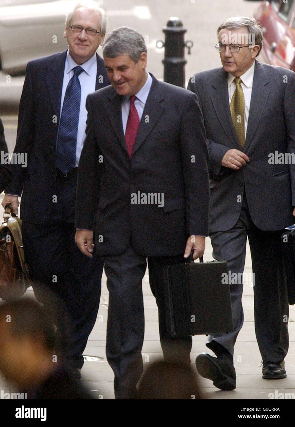 Lord hutton arrives at the high court hi-res stock photography and ...
