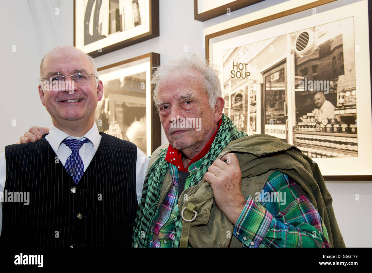 Preview of David Bailey images at One Marylebone London Stock Photo - Alamy