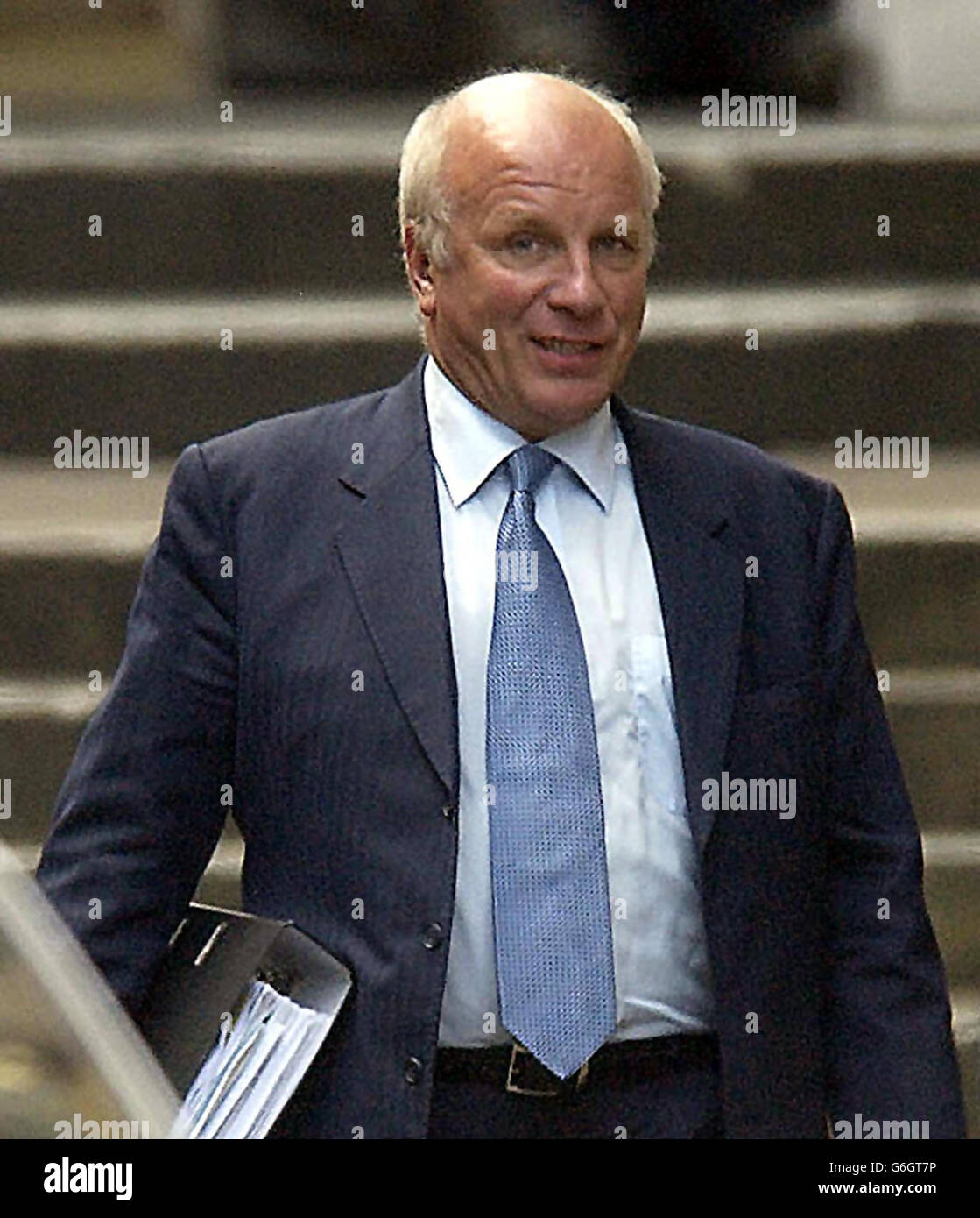 Greg Dyke, the Director General of the BBC, leaves the High Court in ...