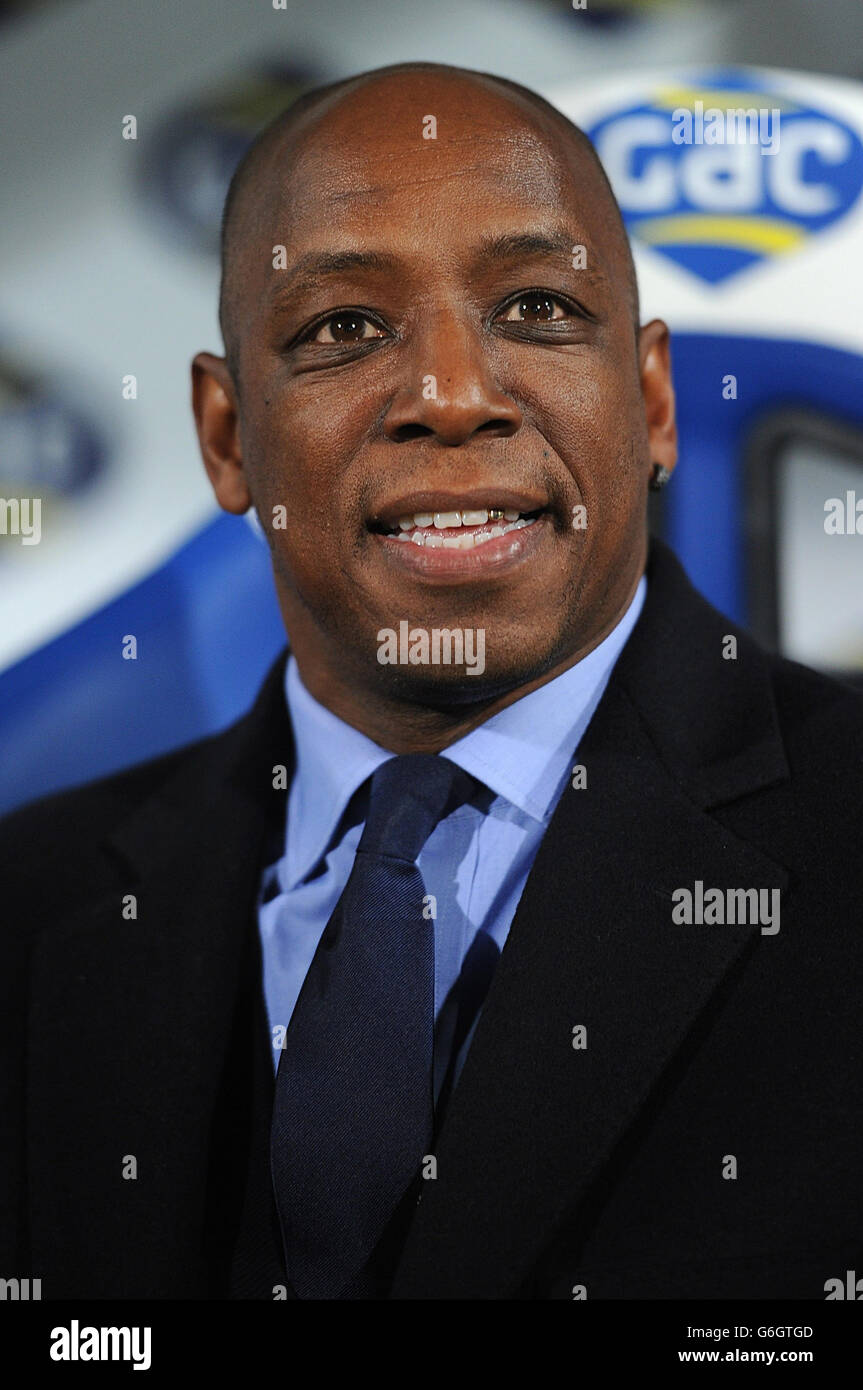 Former crystal palace striker ian wright before the match hi-res stock ...