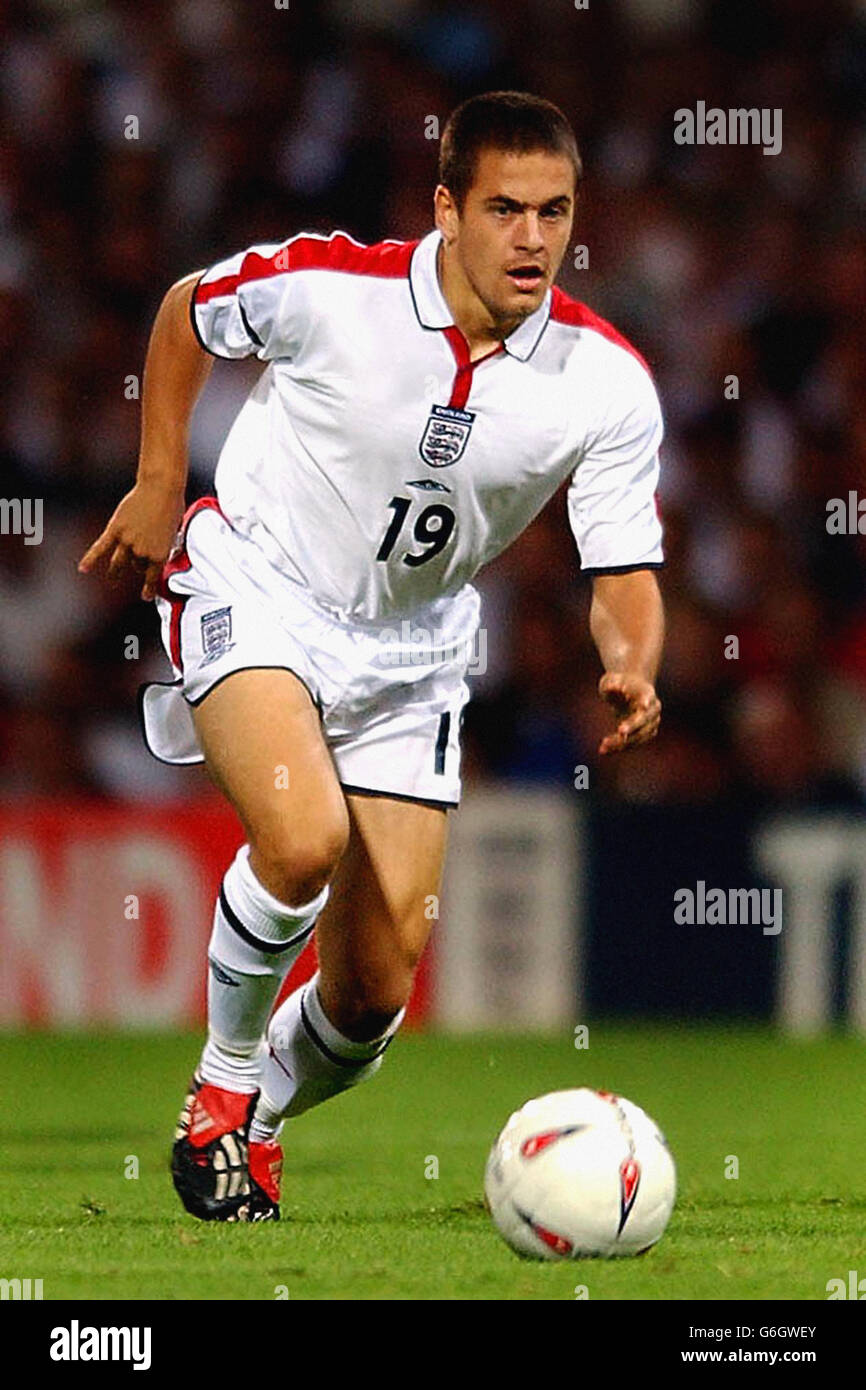 Joe Cole England v Croatia Stock Photo - Alamy