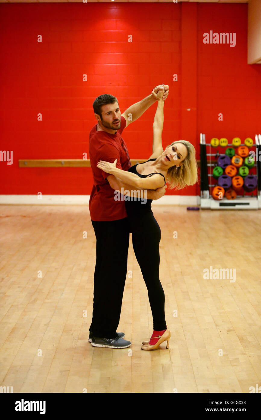 BBC's Strictly Come Dancing contestant Ben Cohen and his professional ...