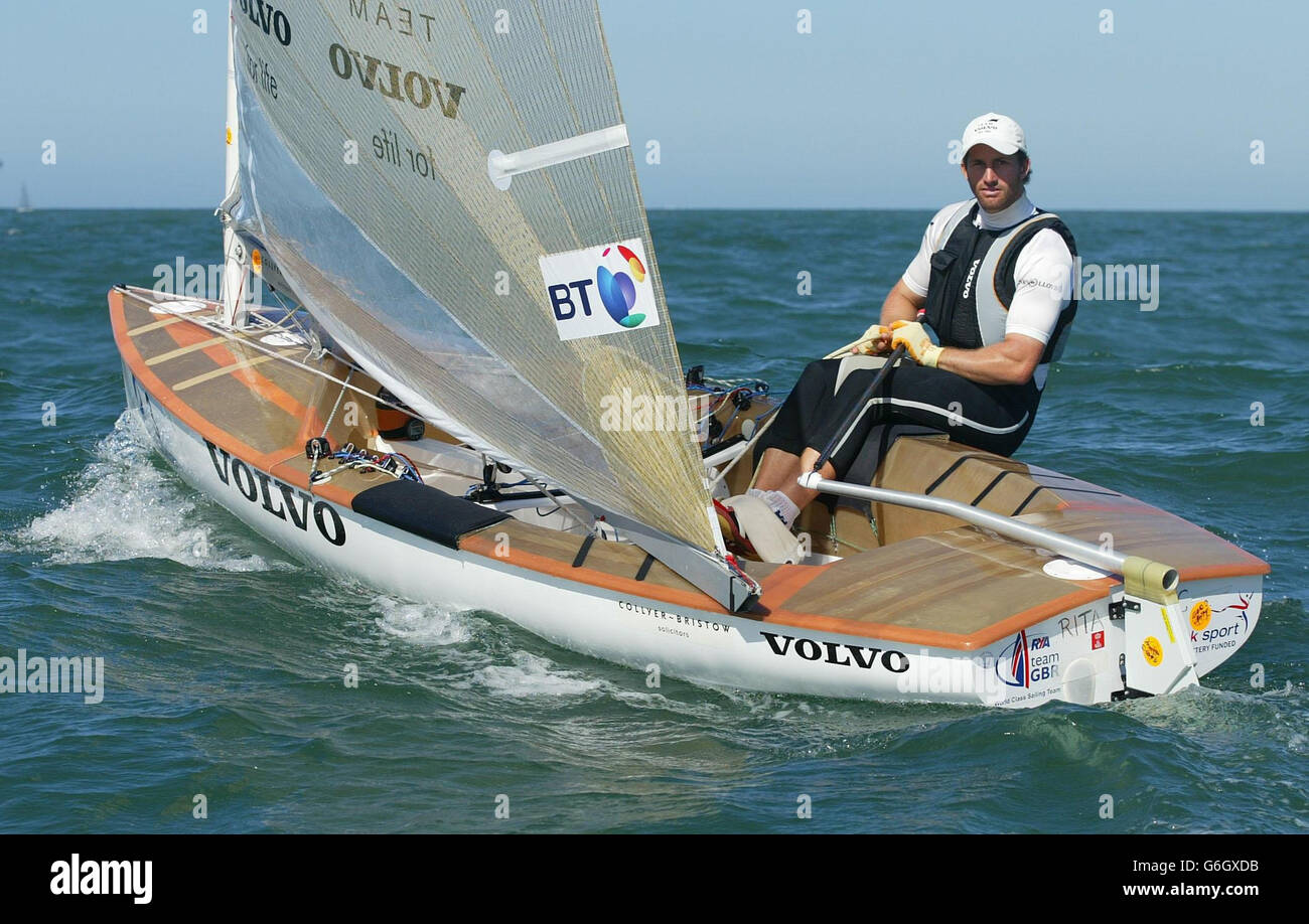 Britain's Ben Ainsley in action at the sailing World Championships in ...