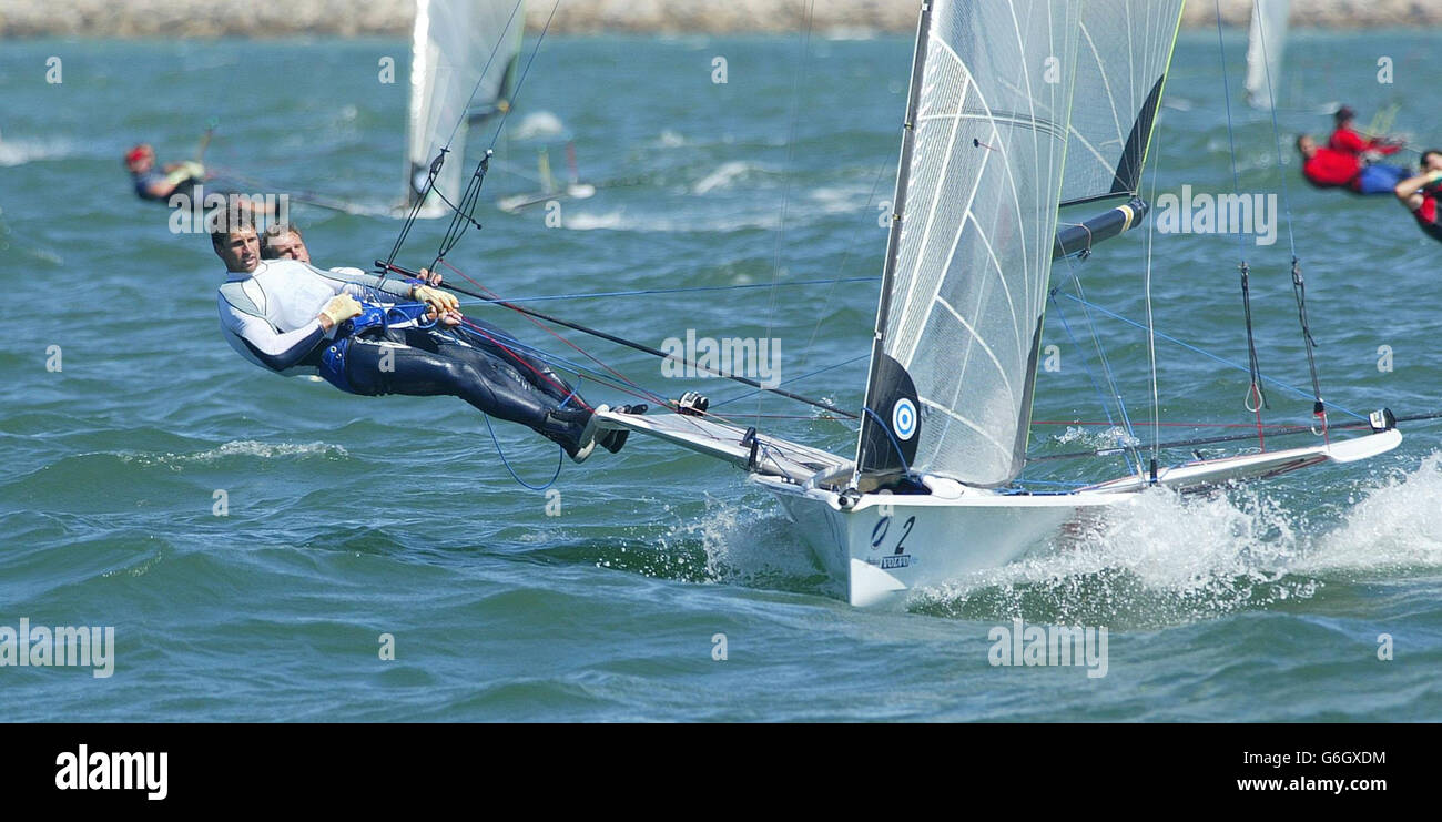 49er class Sailing World Championships Stock Photo - Alamy