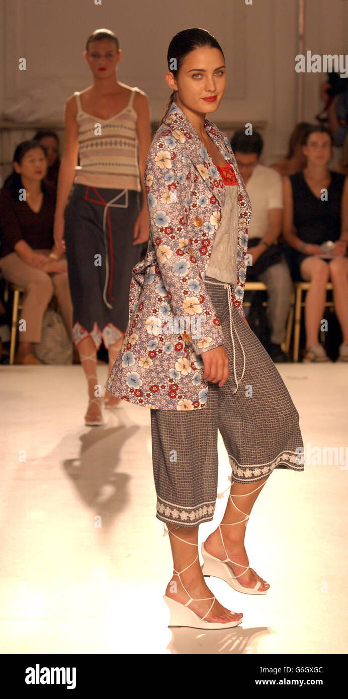 Zilkha London Fashion Week Stock Photo - Alamy